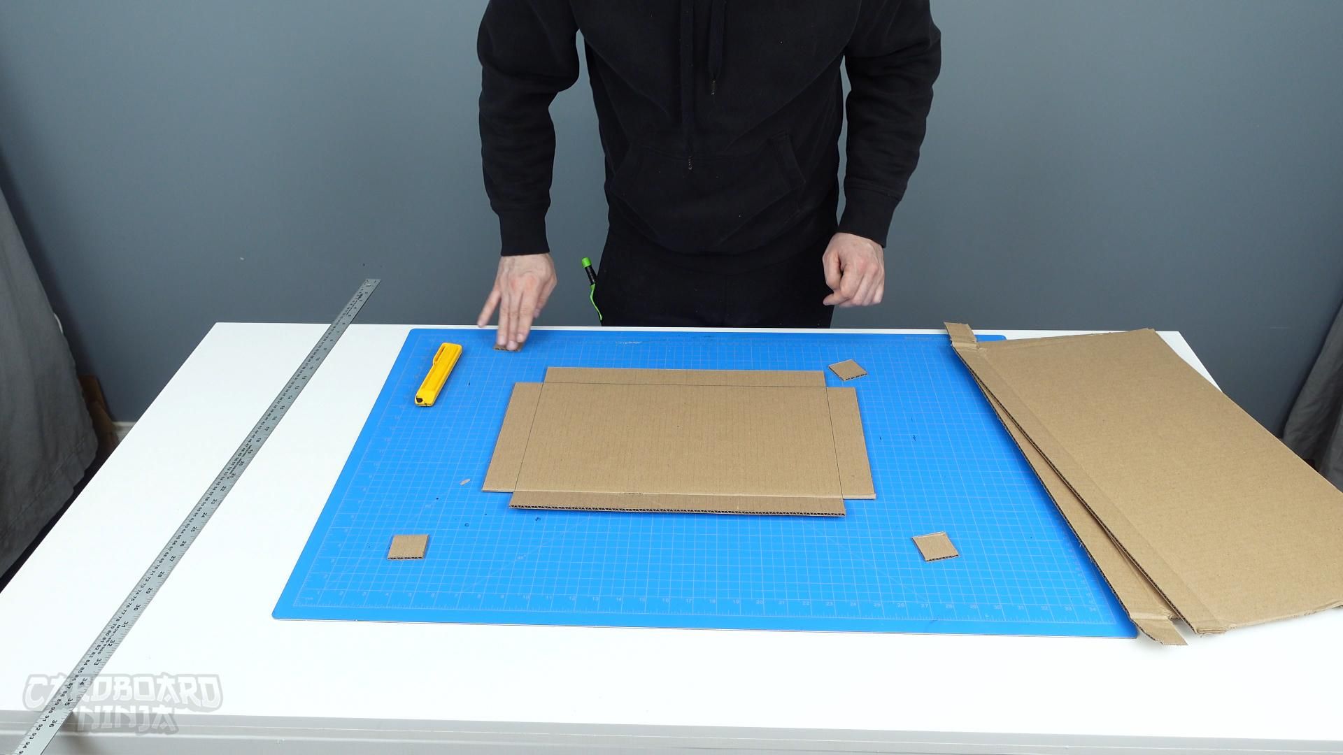 Cardboard Storage Shelf From Single Box : 10 Steps (with Pictures ...