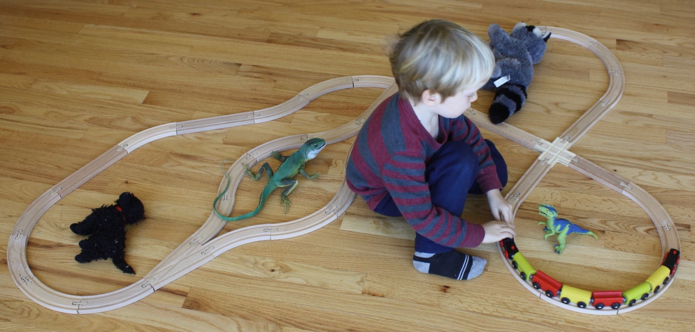 Custom Wooden Train Track X-crossing : 4 Steps (with Pictures ...