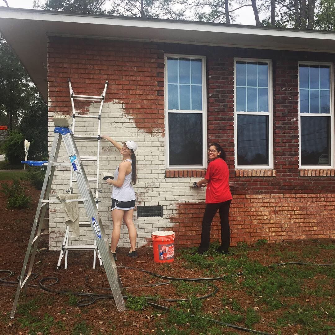 Lime Wash Brick House (White Wash) : 4 Steps (with Pictures ...