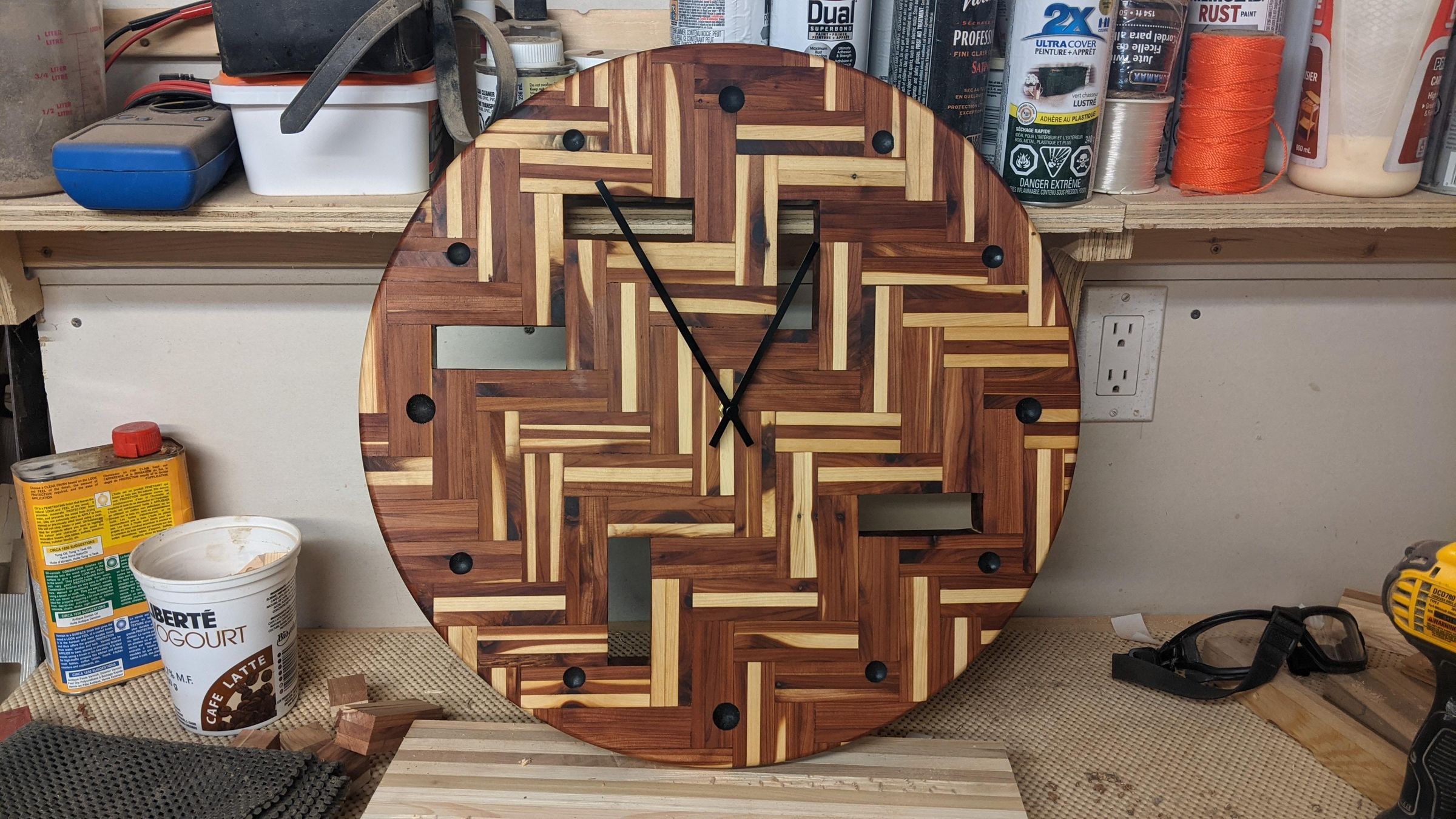 Cedar Planking Clock : 6 Steps (with Pictures) - Instructables