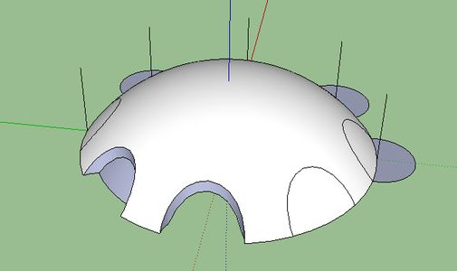 Constructing Monolithic Domes on Google SketchUp : 9 Steps - Instructables