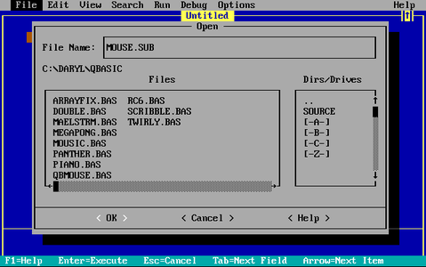 Using a Mouse in QBasic Programs : 3 Steps - Instructables