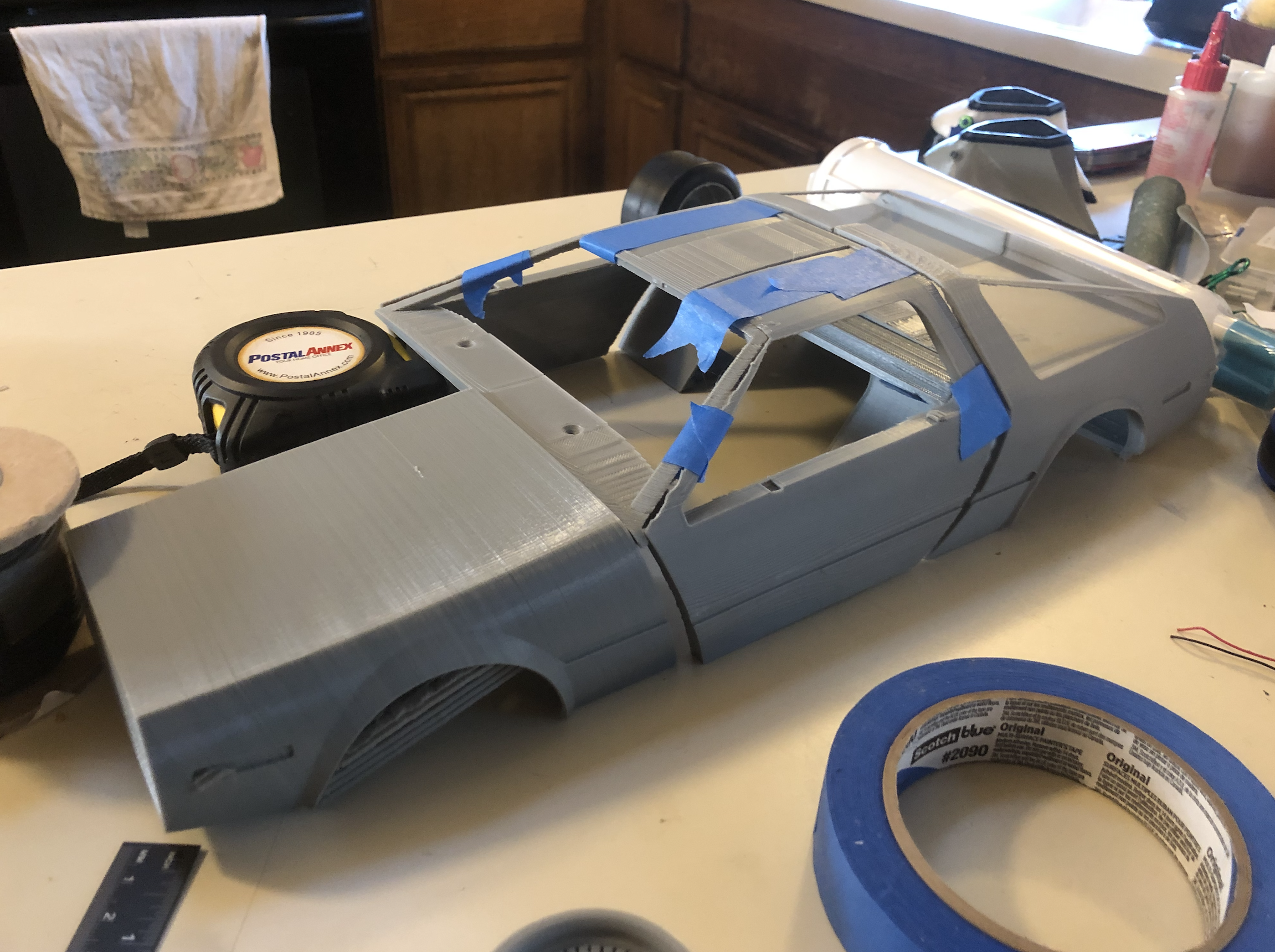 Delorean DMC-12/BTTF Time Machine 3D Printed RC Car : 17 Steps (with ...