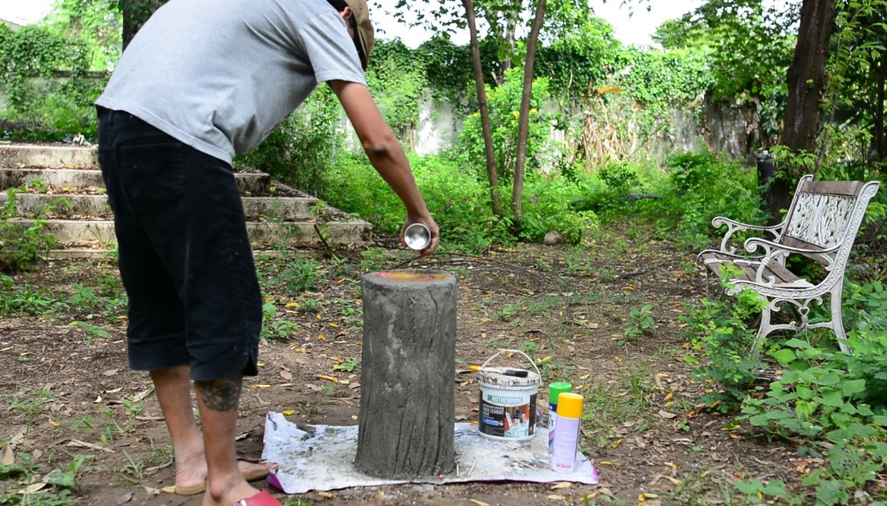 How to Make Concrete Tree Stump : 8 Steps (with Pictures) - Instructables