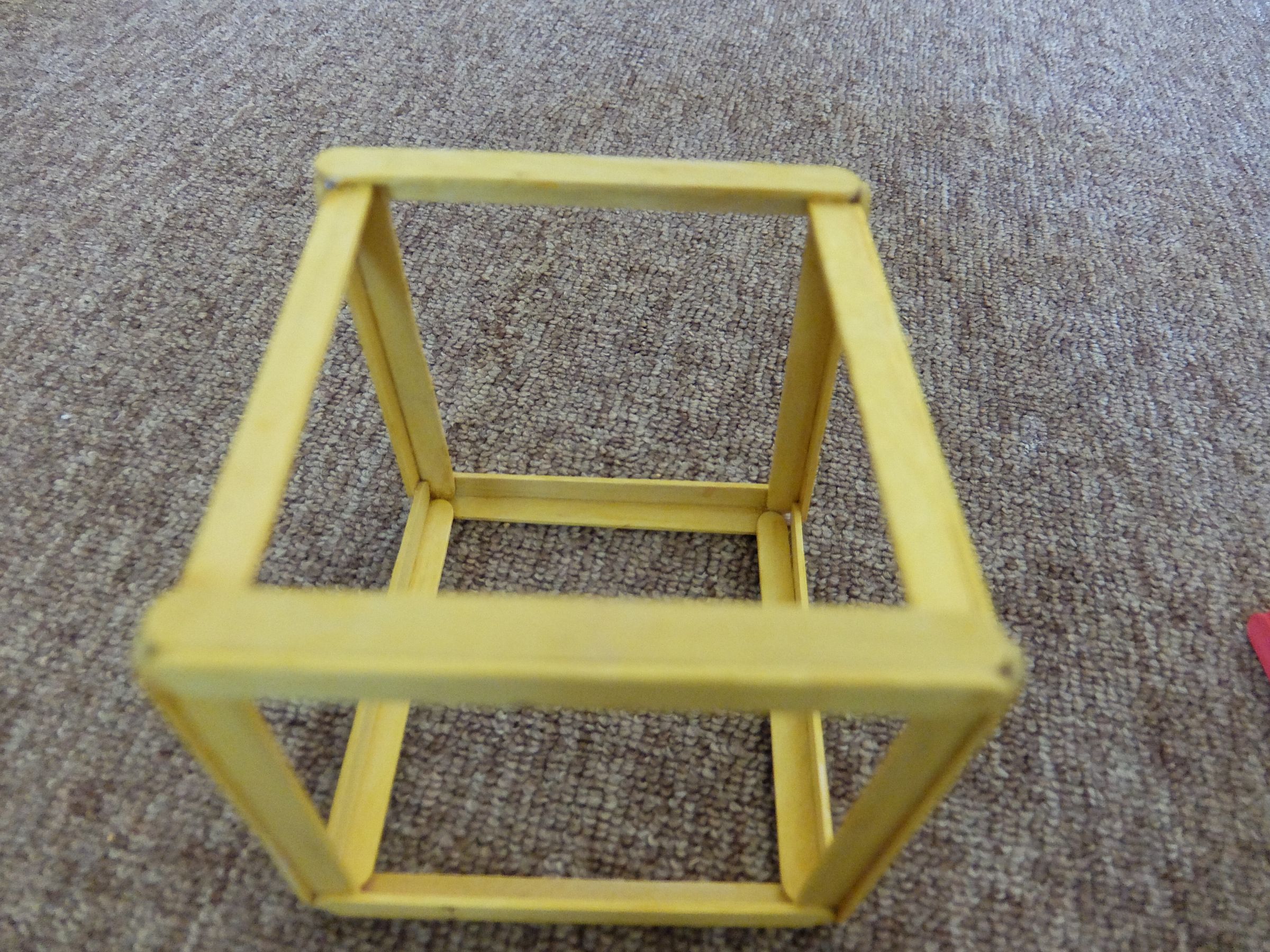 Popsicle Sticks Platonic Solids: Cube : 4 Steps - Instructables