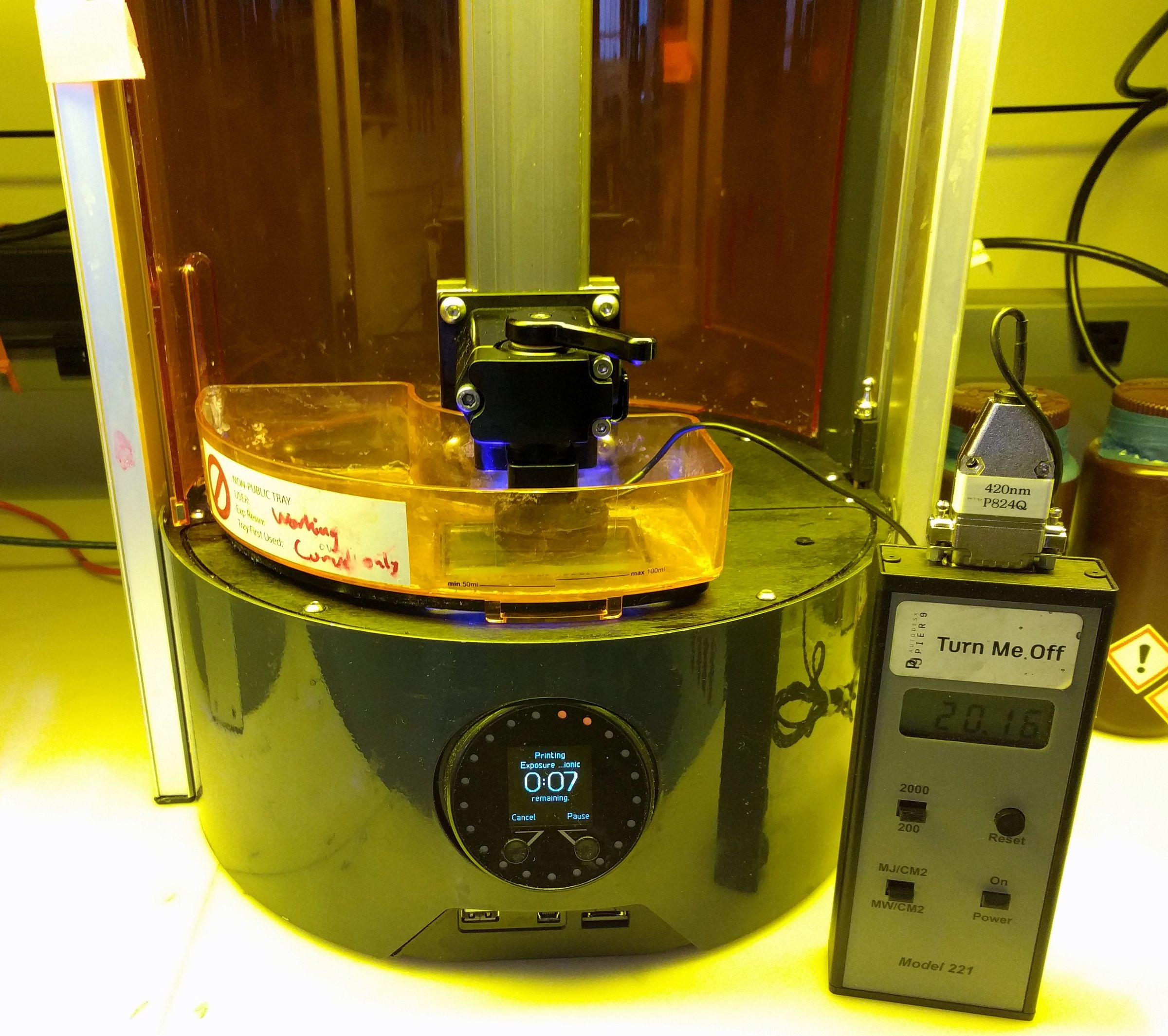 Measuring the Light Intensity of the Ember Printer : 4 Steps (with ...