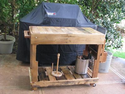 Outdoor Pallet Kitchen Cart - Instructables