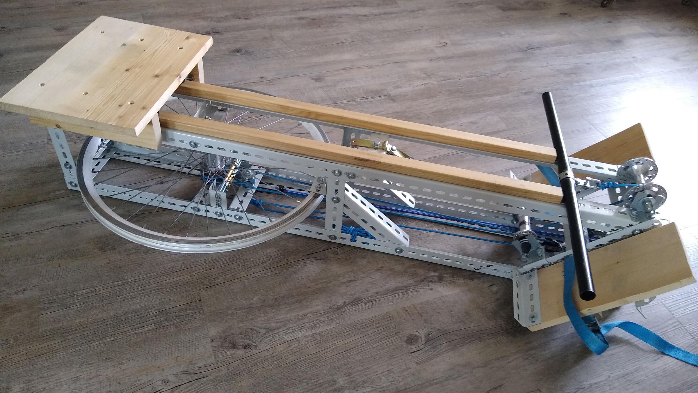 The RatRodRower - a Rowing Machine From Used Bike Parts : 10 Steps ...