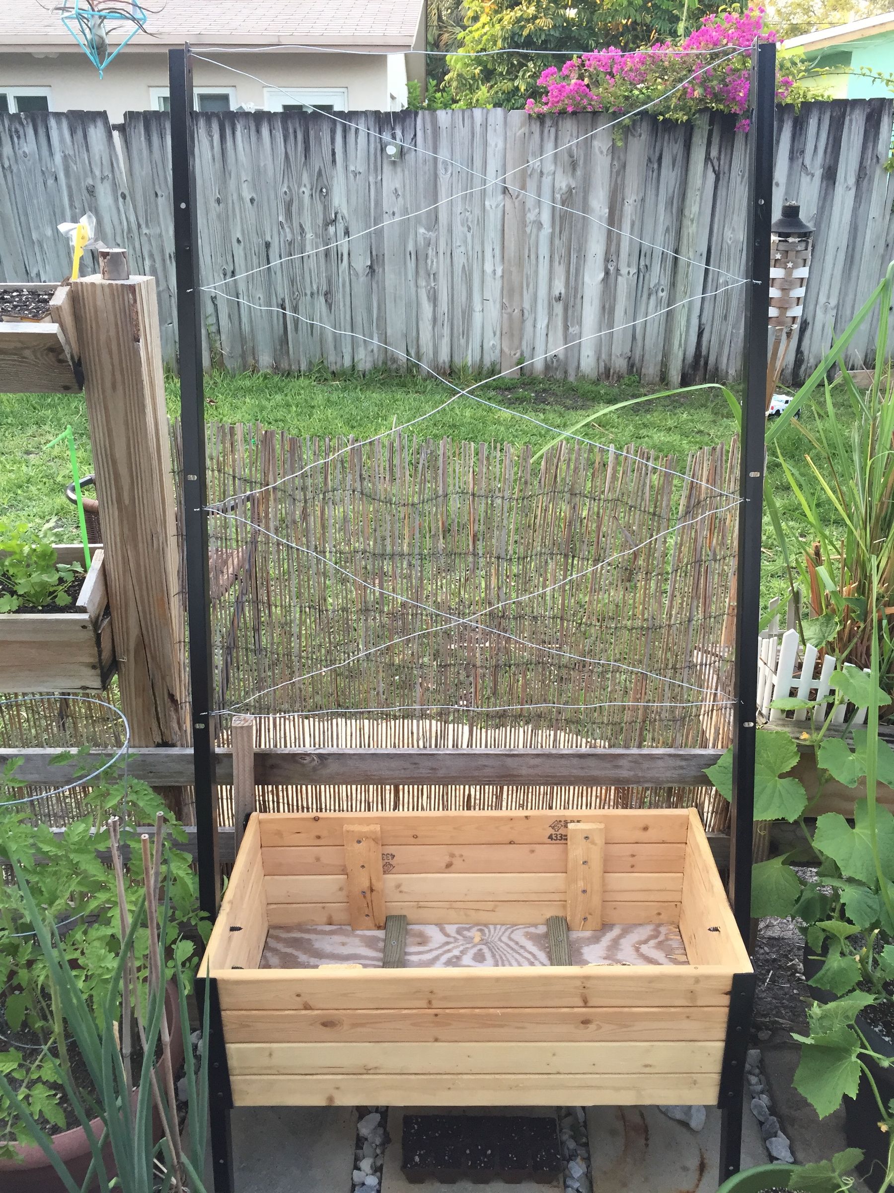 My $10 Reclaimed Climbing Vine Planter Box! : 3 Steps (with Pictures ...