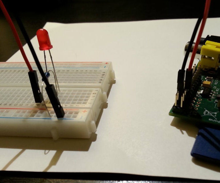 Easy Project Control An Led Light With Python Using A