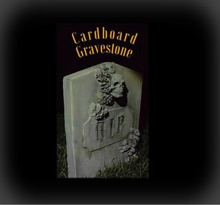 Cardboard Gravestone : 6 Steps (with Pictures) - Instructables