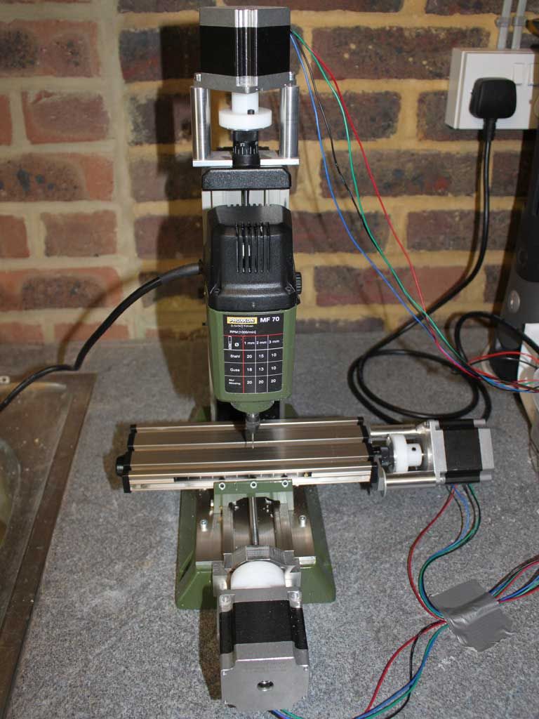 Easy Cnc Conversion Of A Small Mill 8 Steps Instructables