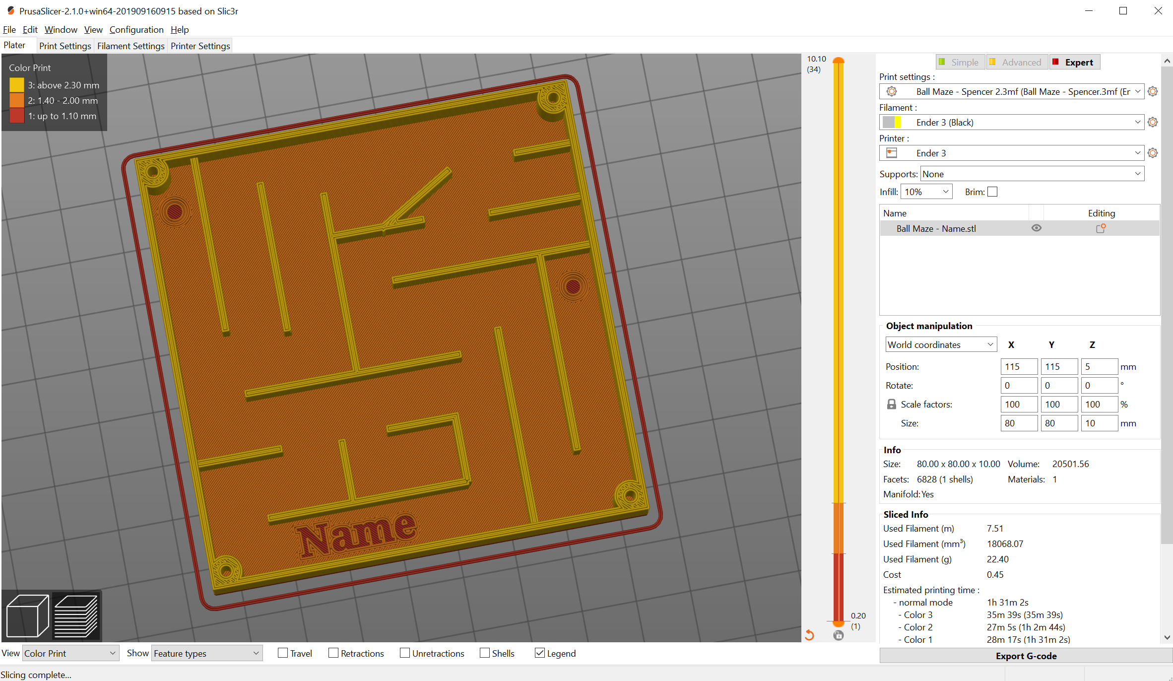 Moving Ball Maze - Tinkercad Student Project : 13 Steps (with Pictures ...