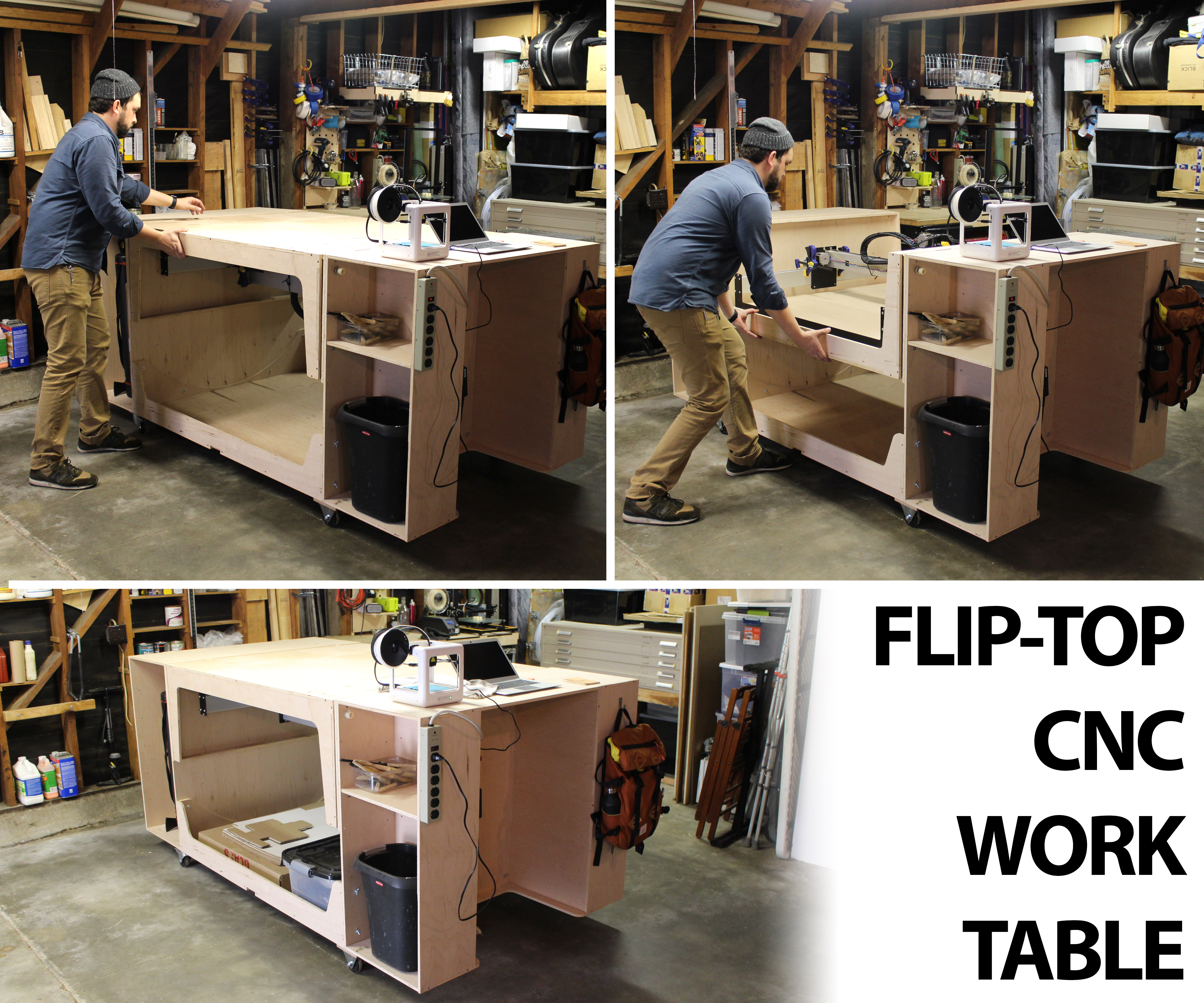 Flip-Top CNC Table : 11 Steps (with Pictures) - Instructables