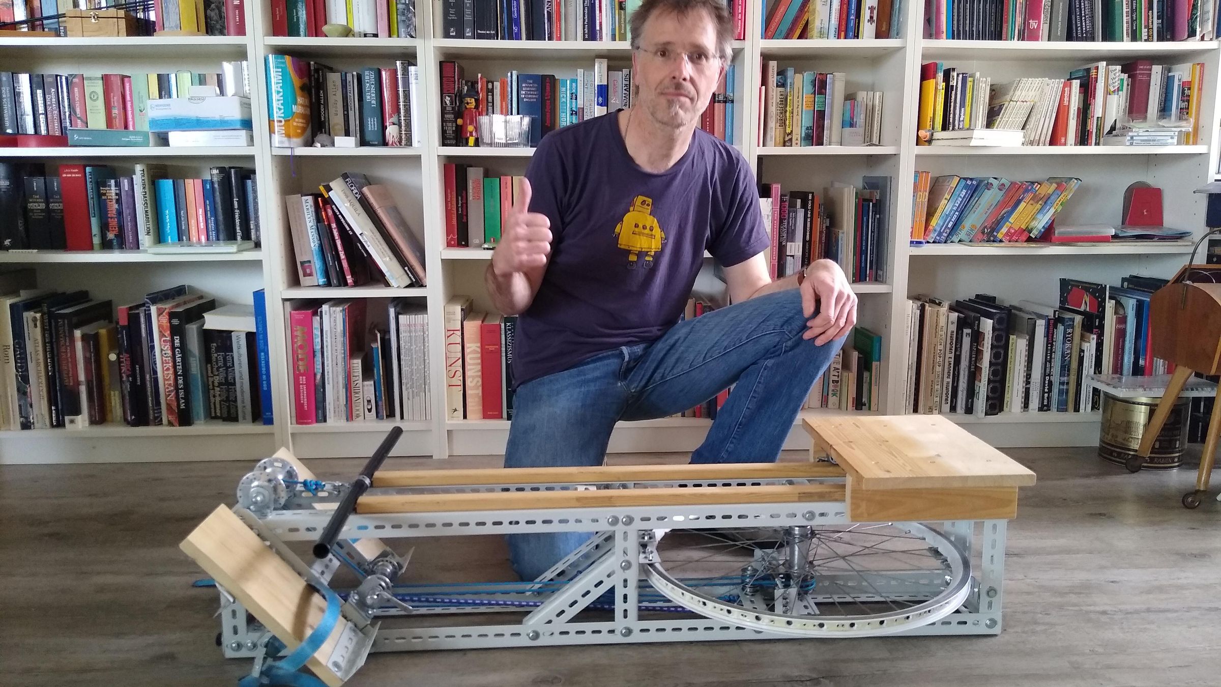 The RatRodRower - a Rowing Machine From Used Bike Parts : 10 Steps ...