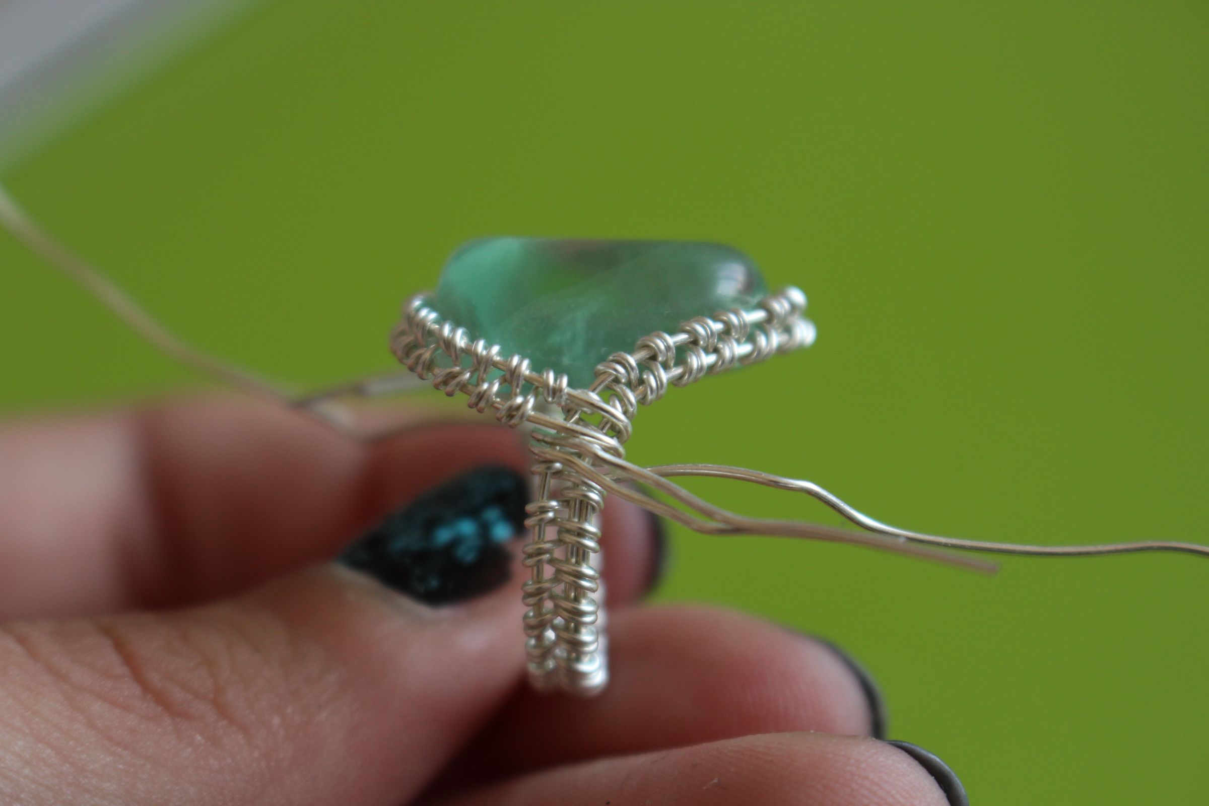 Wire Wrapped Stone Ring : 22 Steps (with Pictures) - Instructables