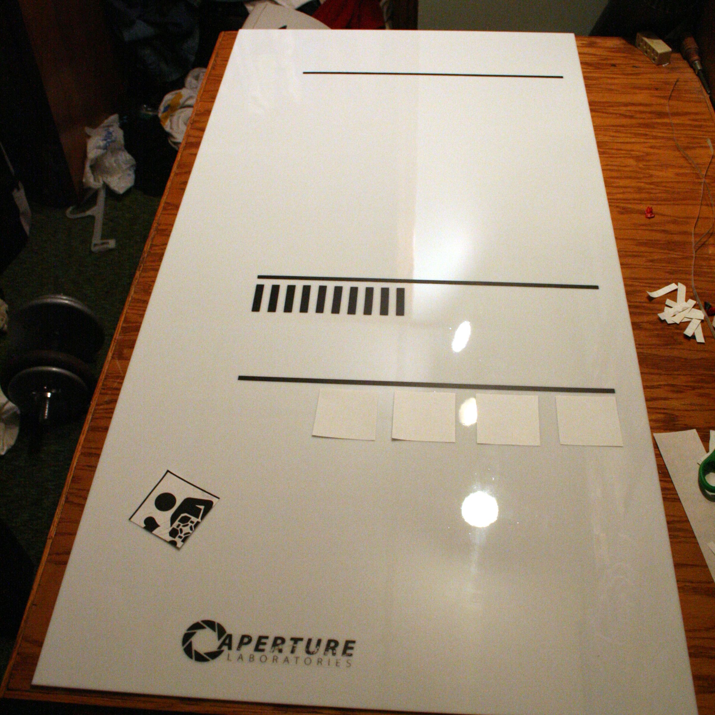 Portal Test Chamber Information Sign : 7 Steps (with Pictures ...