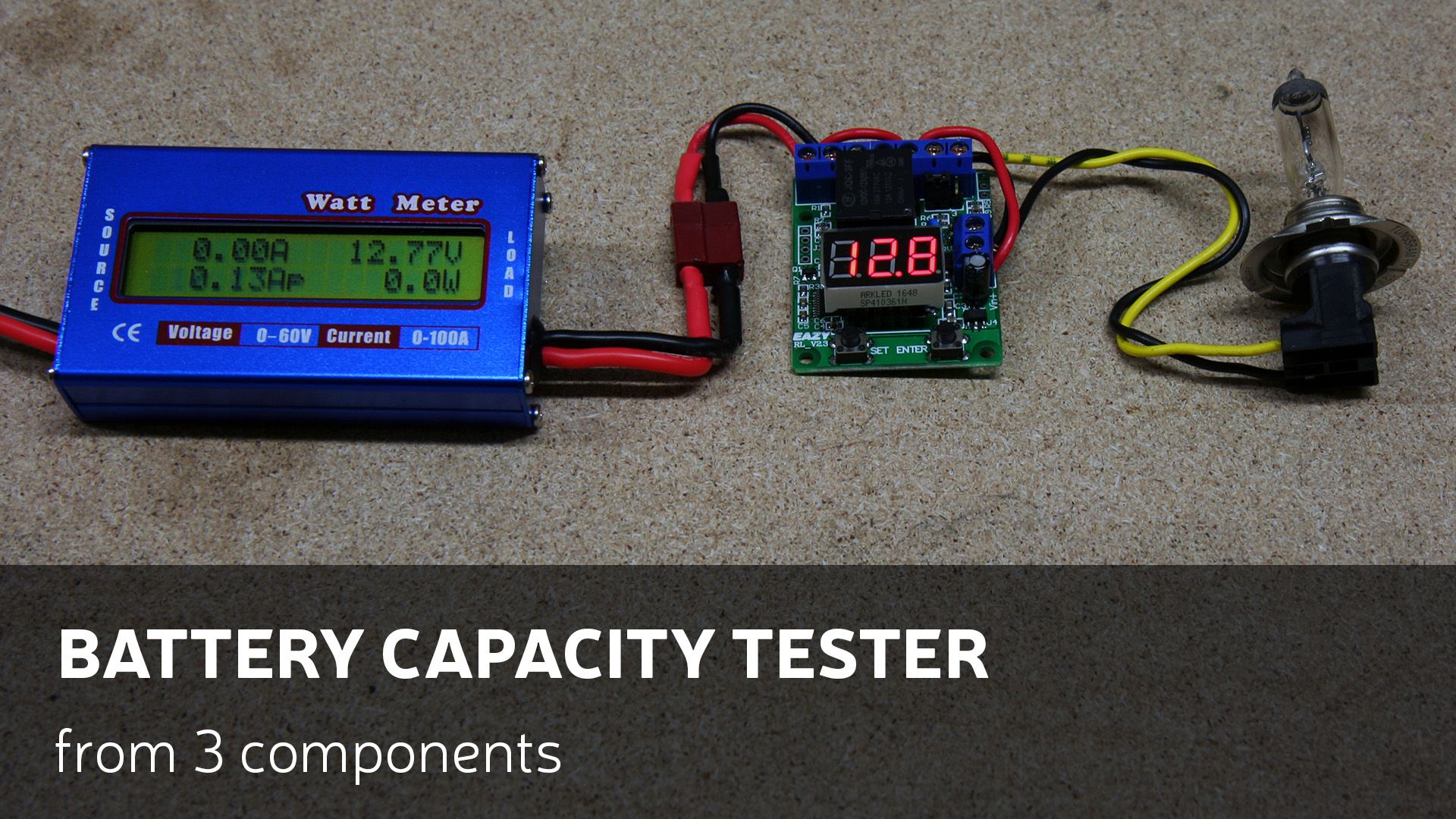 Battery Capacity Tester : 7 Steps (with Pictures) - Instructables