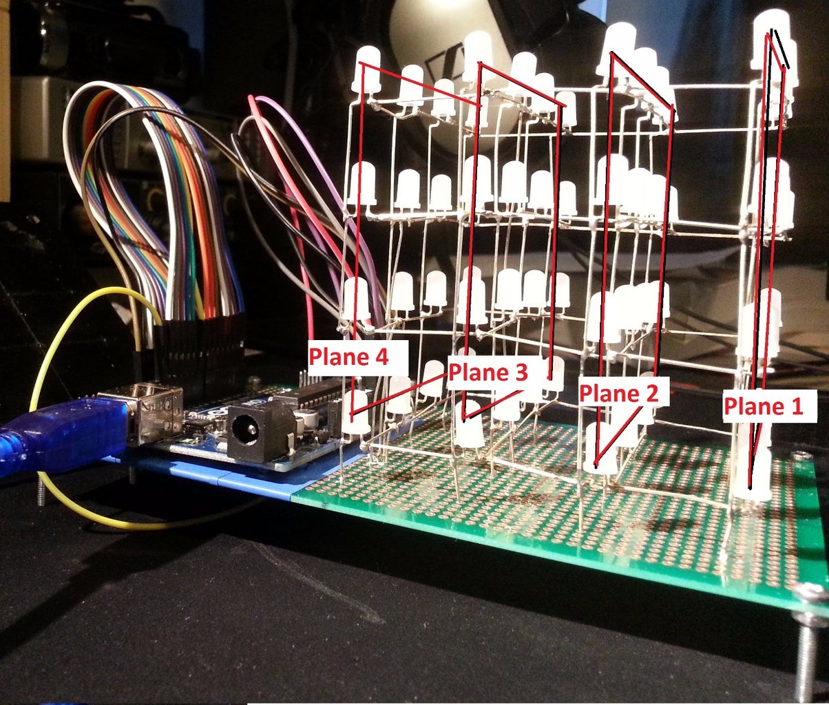 Led Cube Code Generator 4x4x4 Arduino With Pictures Instructables