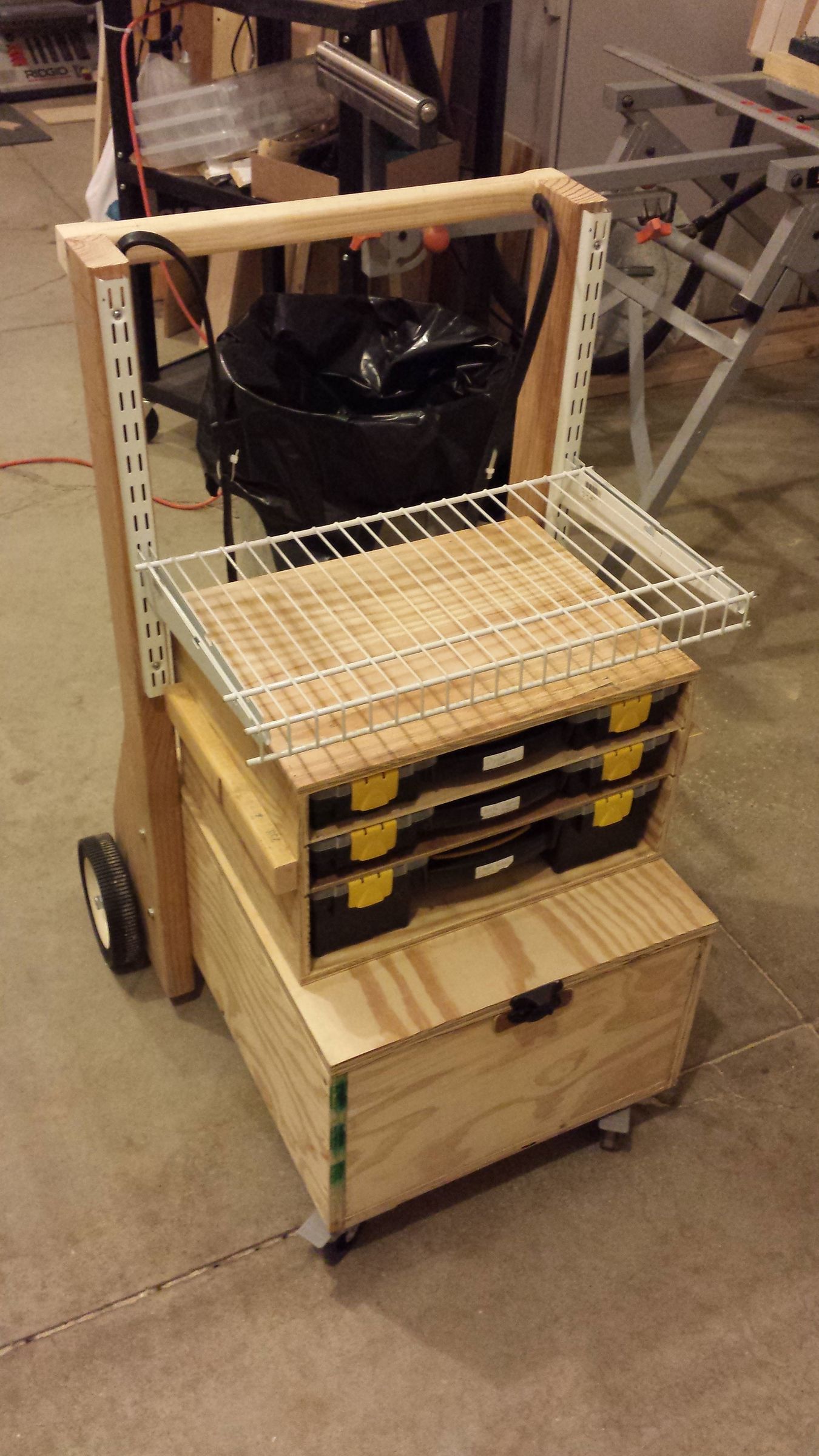 Mobile Toolbox and Work Station : 5 Steps - Instructables