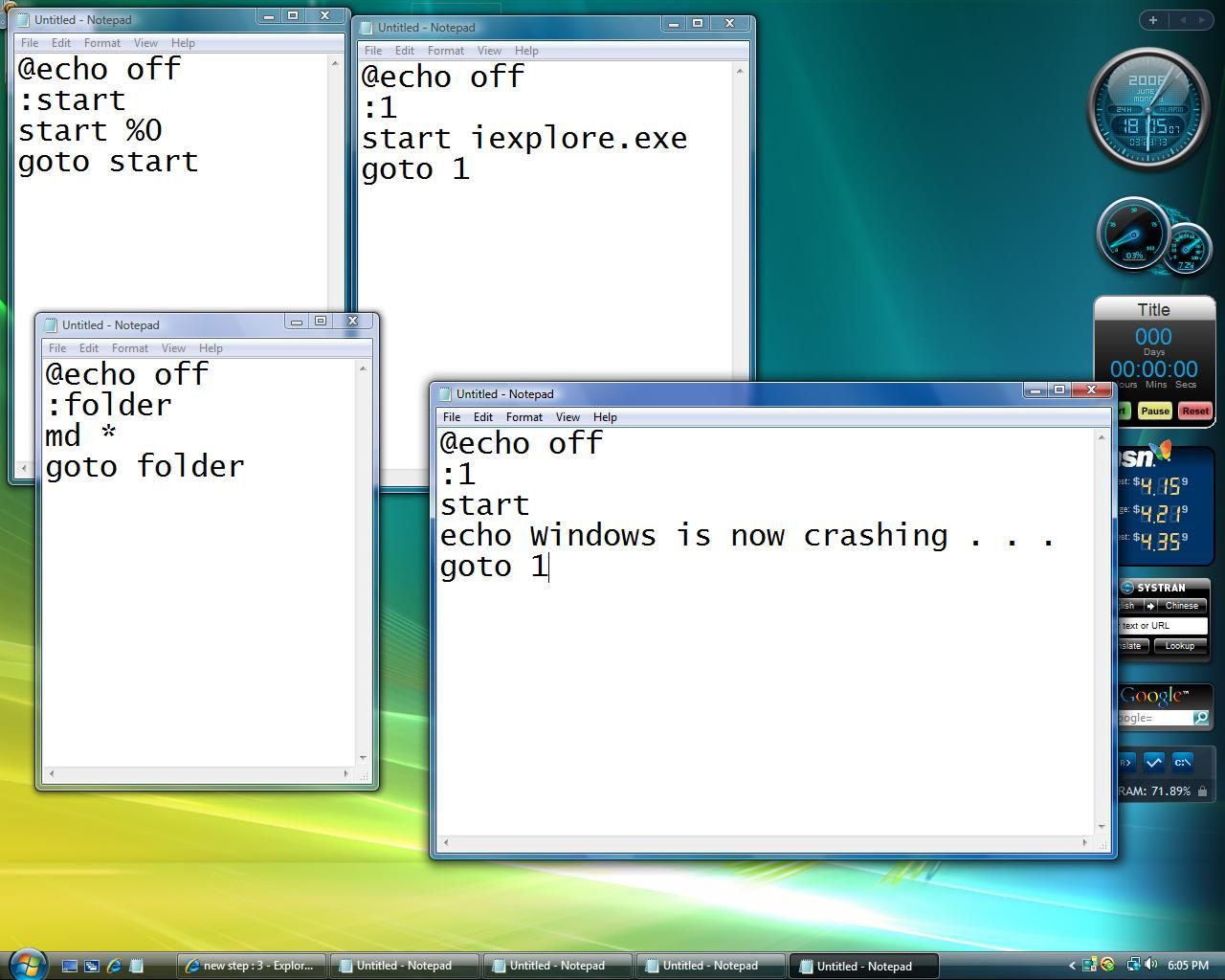 How to Crash Your Computer : 5 Steps - Instructables