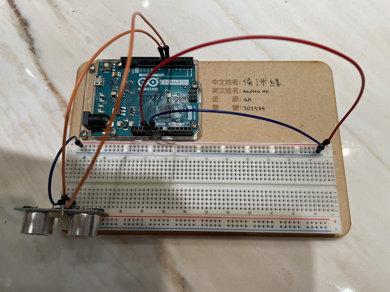 Arduino Distance Detector 9 Steps Instructables