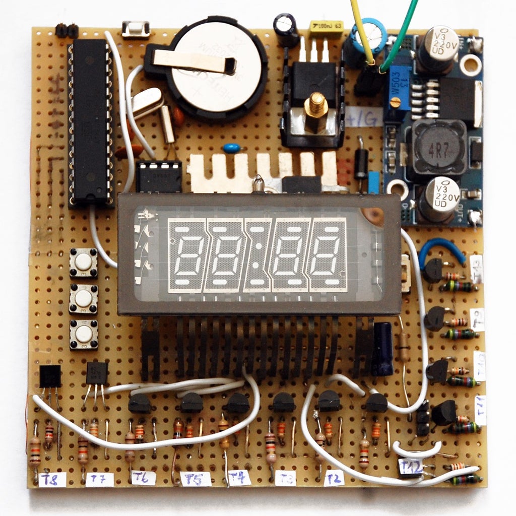 Arduino Vfd Display Clock Tutorial A Guide To Vfd Displays 10 Steps