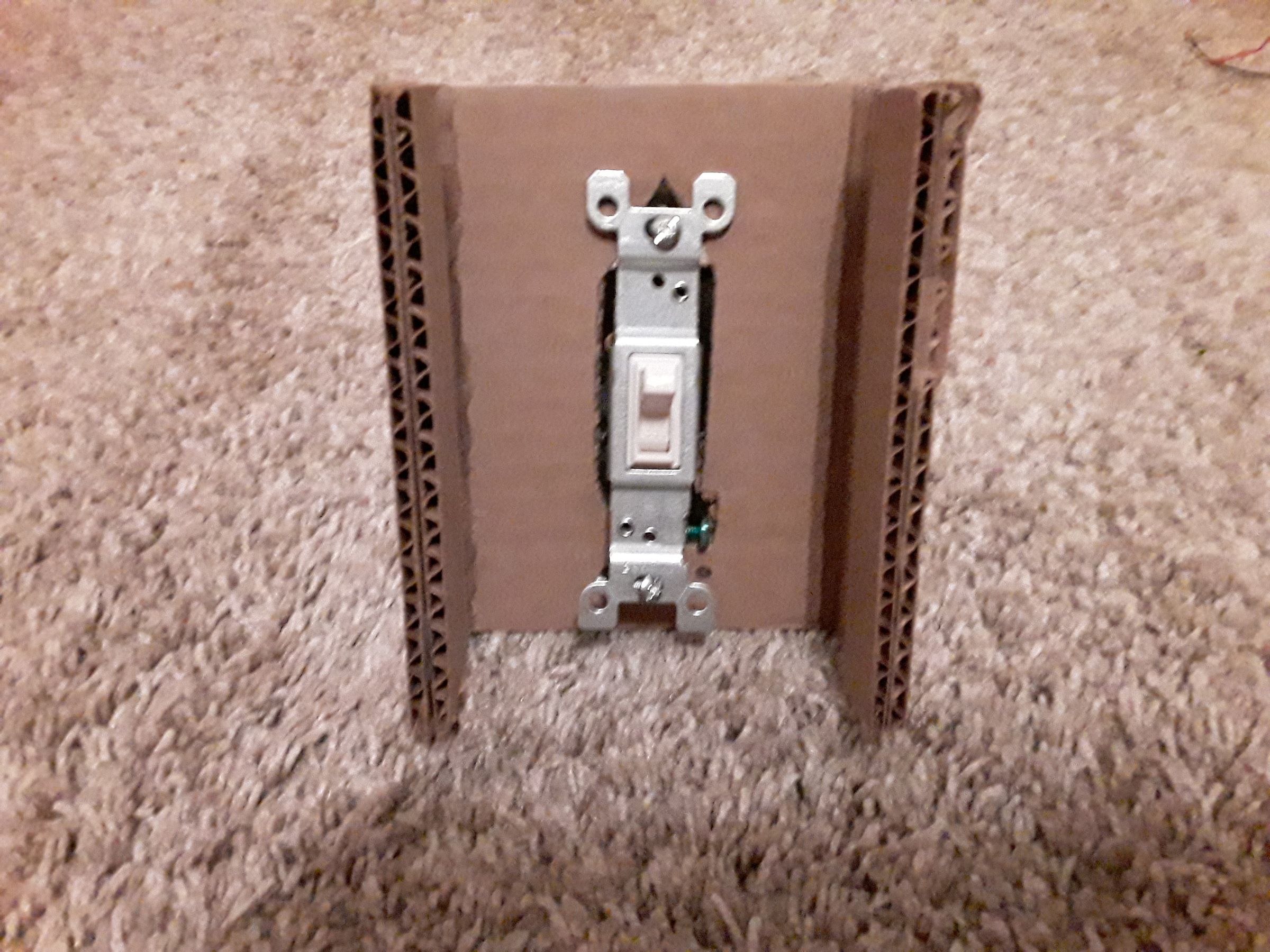 Cardboard Fire Alarm Pull Station/Call Point : 4 Steps - Instructables