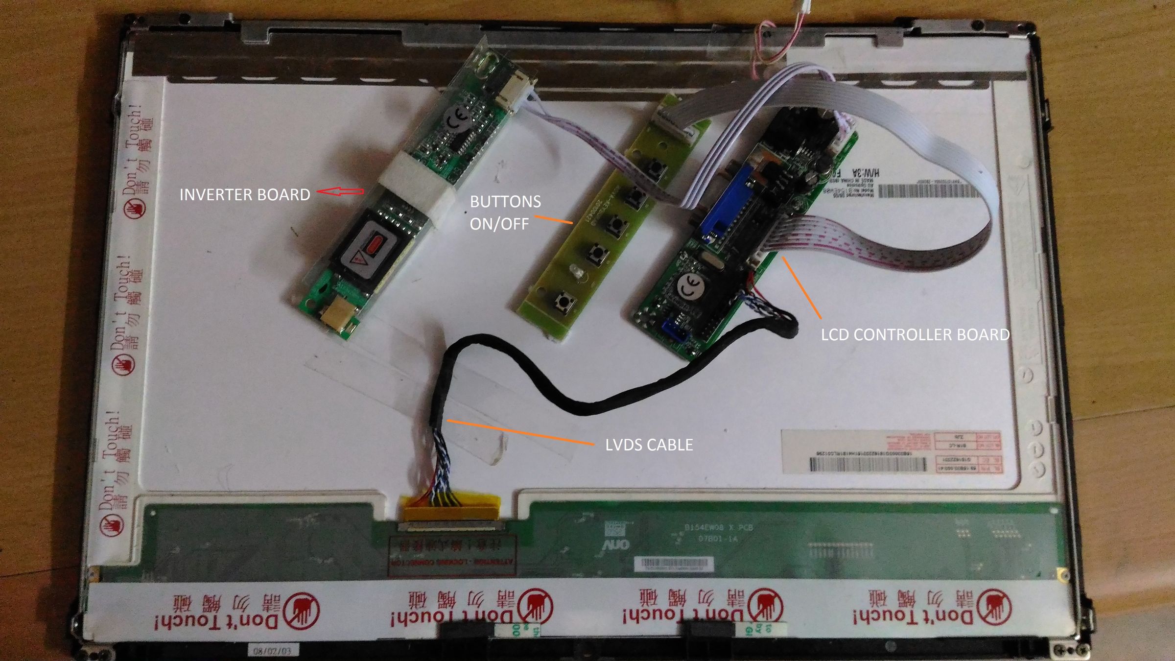 Home Raspberry Pi Desktop With Old Laptop Screen : 7 Steps (with ...