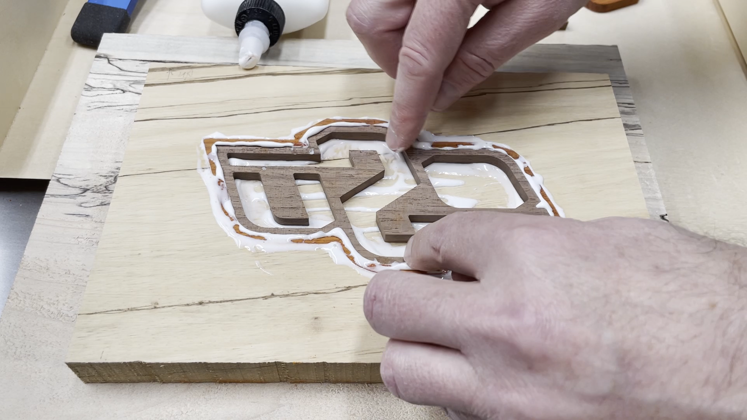 How to Make a Two Color Inlay Tray : 13 Steps (with Pictures ...