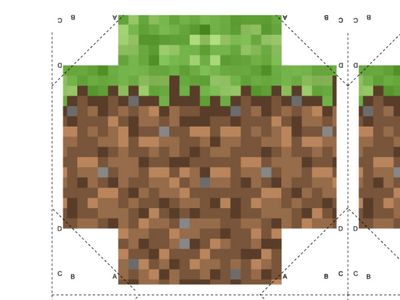 Build 3-D Papercraft Terrains: Minecraft Style : 9 Steps (with Pictures ...