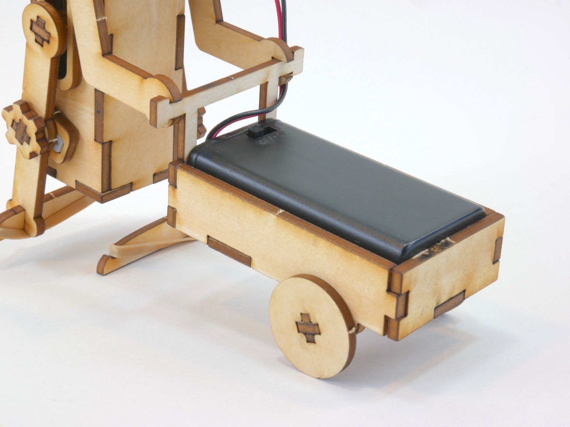 Laser Cut Cart-Pushing Robot : 7 Steps (with Pictures) - Instructables