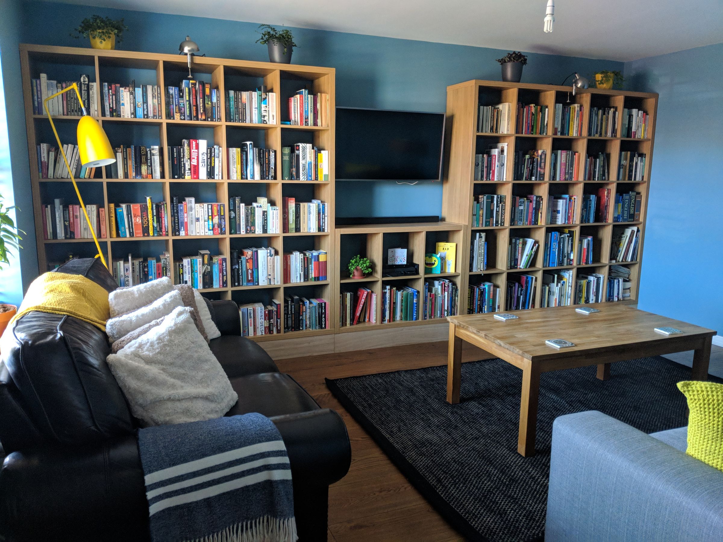 Built in Ikea Bookshelf - Full Wall : 8 Steps (with Pictures ...