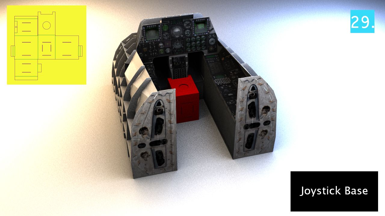 A-10 Jet Aircraft Cardboard Cockpit Replica : 5 Steps (with Pictures ...