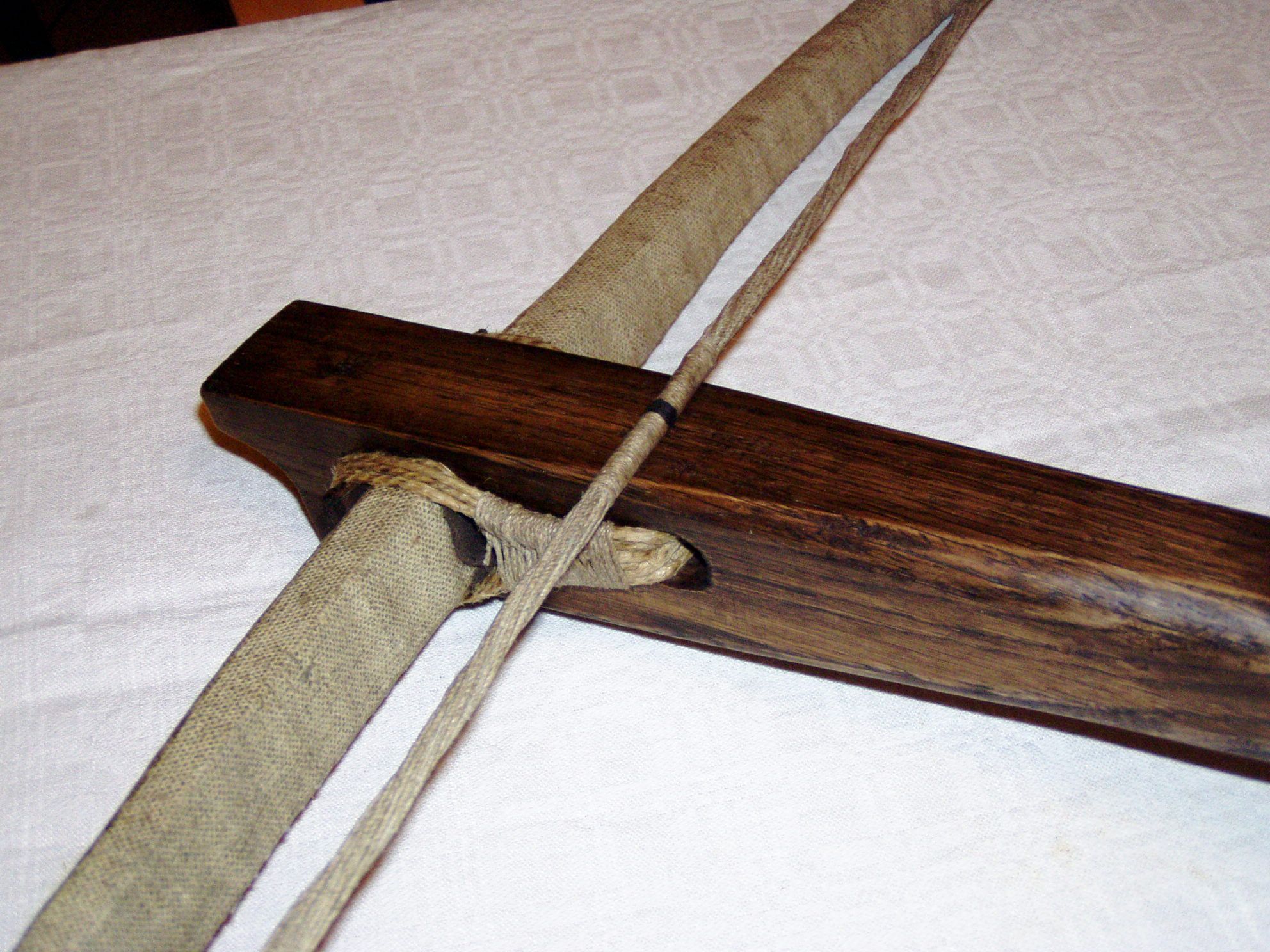 Crossbow With Wooden Stock and Rattan Bow : 5 Steps (with Pictures ...