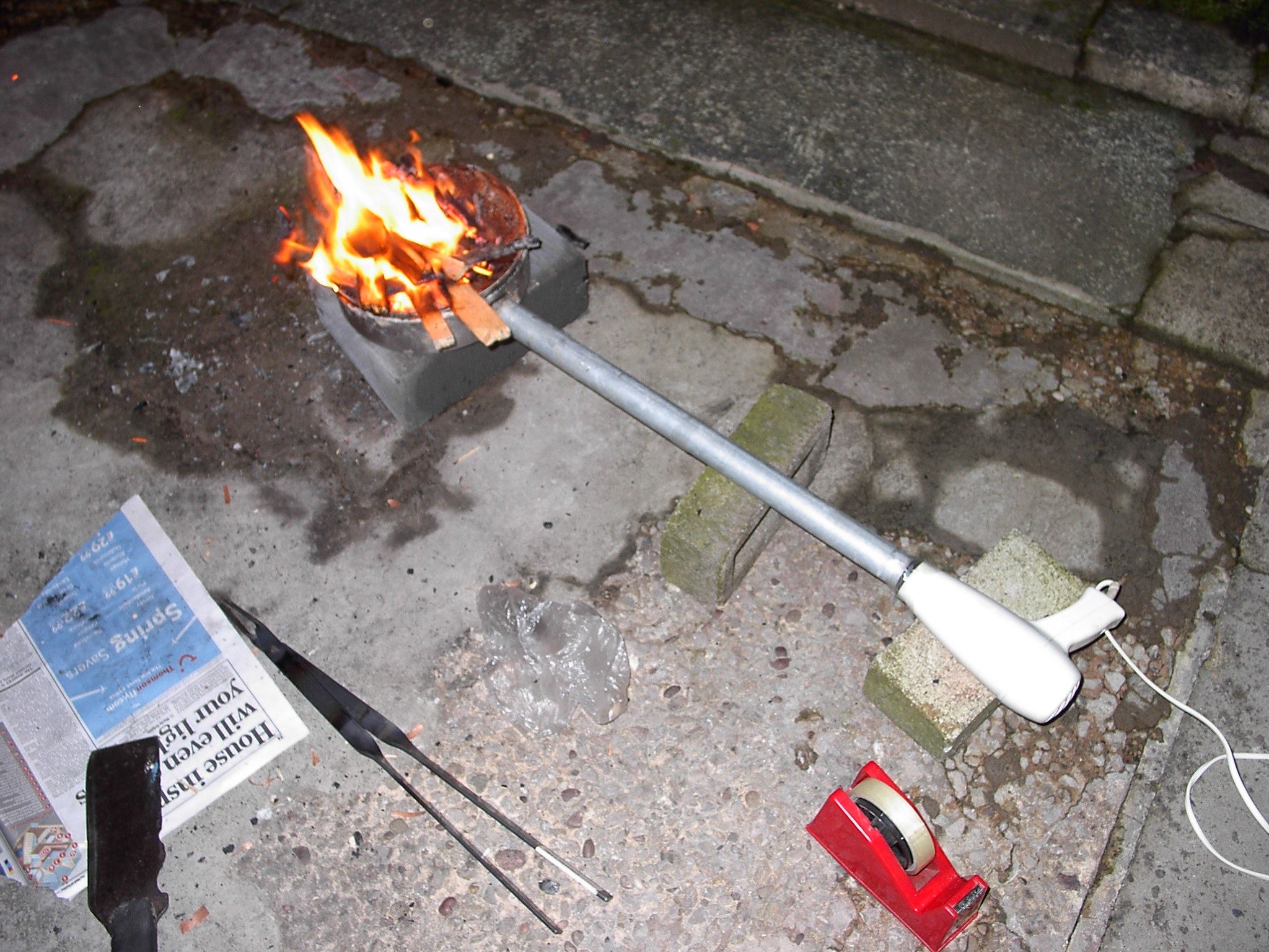 Make a Small Blacksmith's Forge : 6 Steps (with Pictures) - Instructables