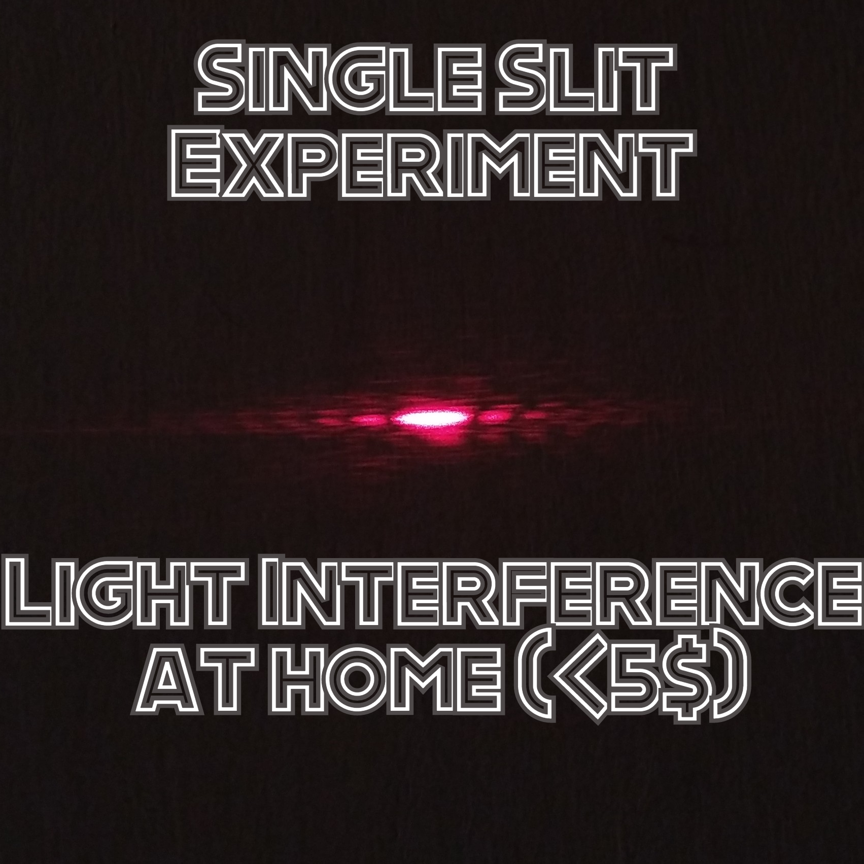 Simple Laser Diffraction Experiment at Home : 5 Steps (with Pictures ...
