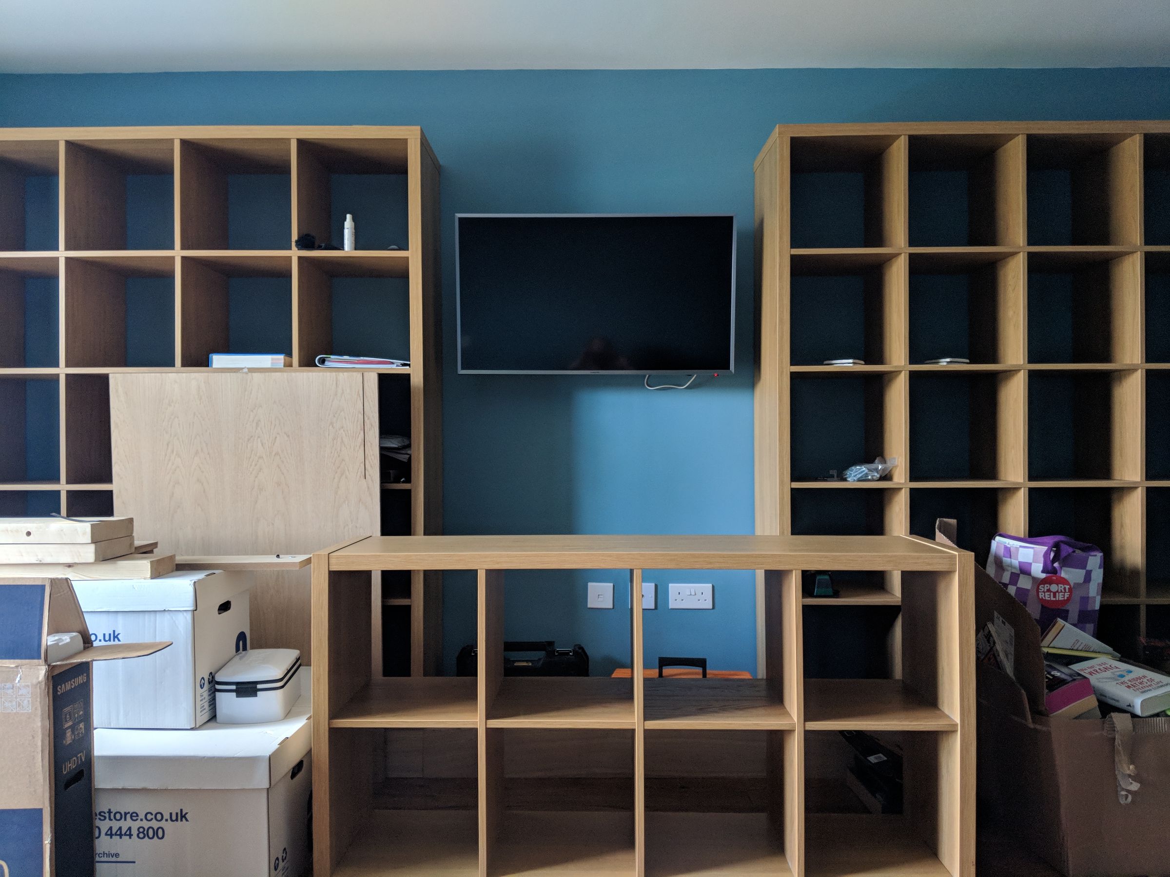 Built in Ikea Bookshelf - Full Wall : 8 Steps (with Pictures ...