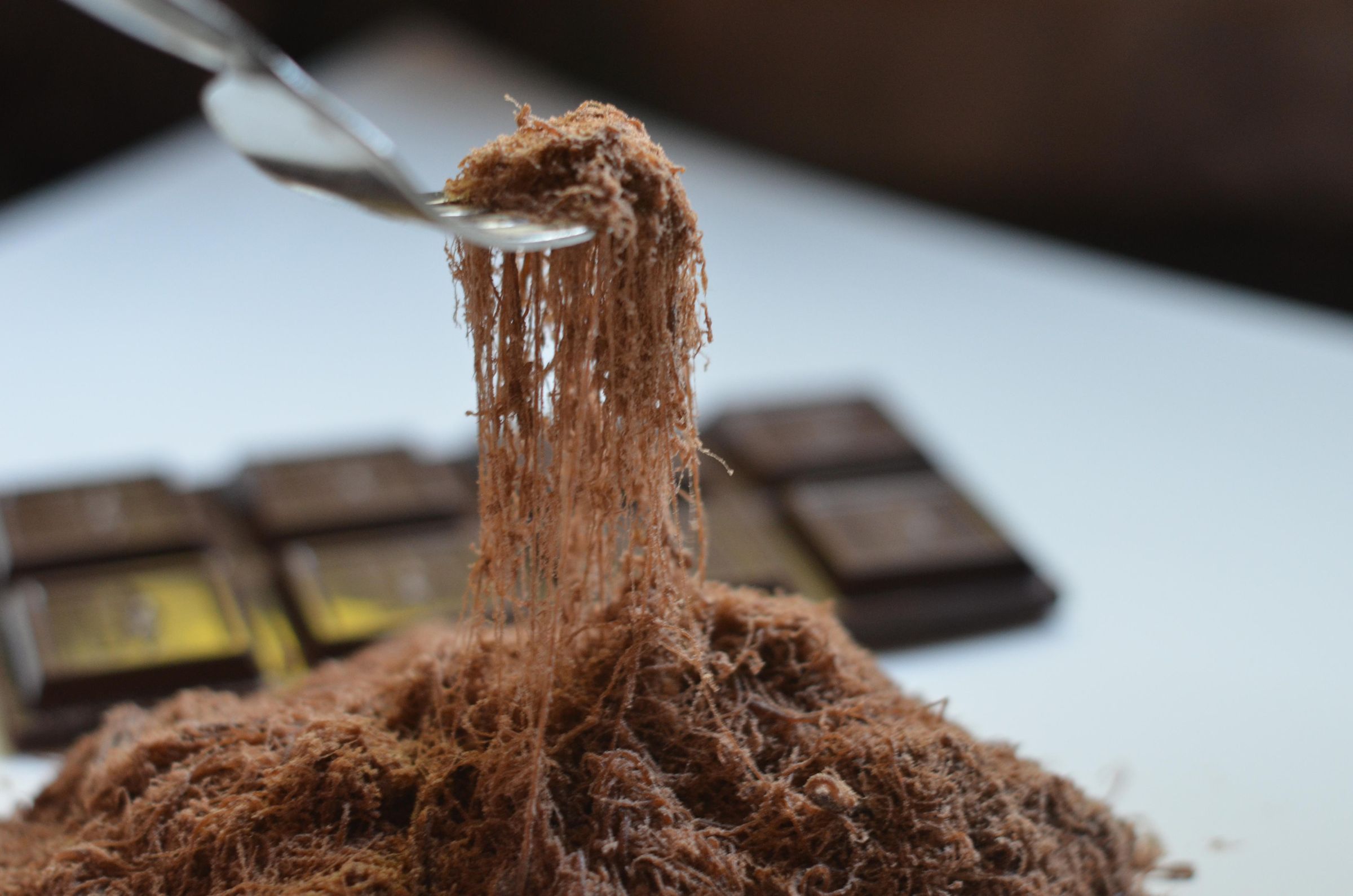 Hand-Pulled Chocolate Cotton Candy : 7 Steps (with Pictures ...