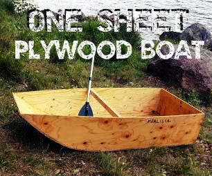 One Sheet Plywood Boat : 7 Steps (with Pictures) - Instructables