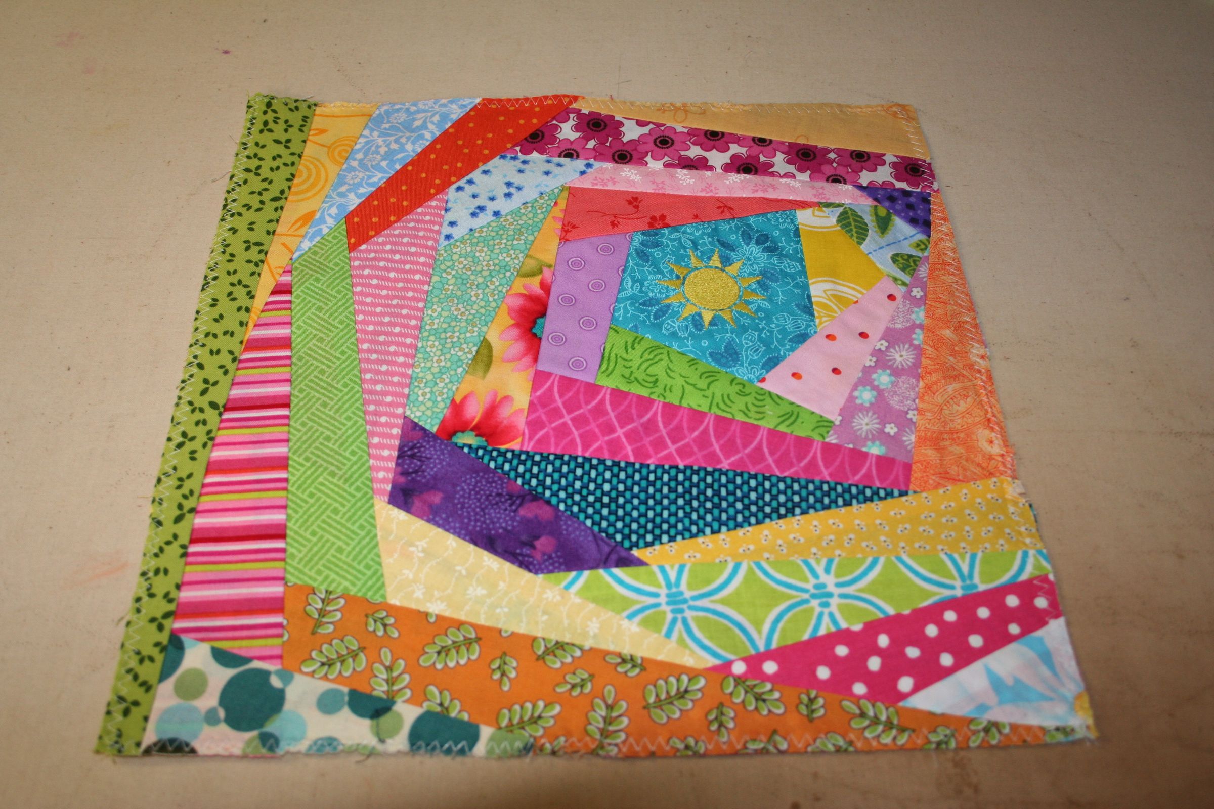 How to Sew an Easy Crazy Quilt Block : 9 Steps (with Pictures ...