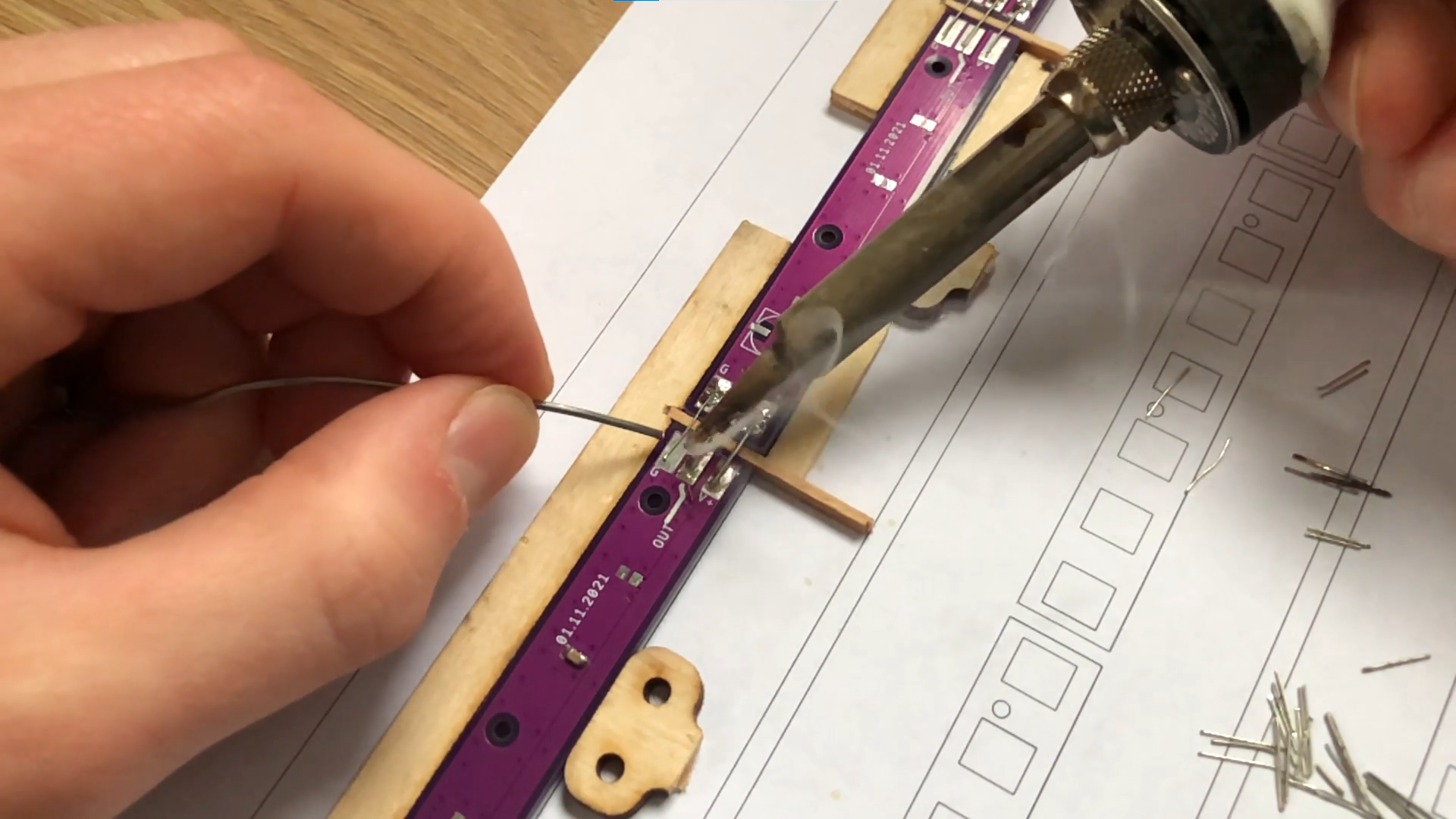 Audio Spectrum Display ASD_V1.0 – ESP32 + 399 WS2812B : 18 Steps (with ...