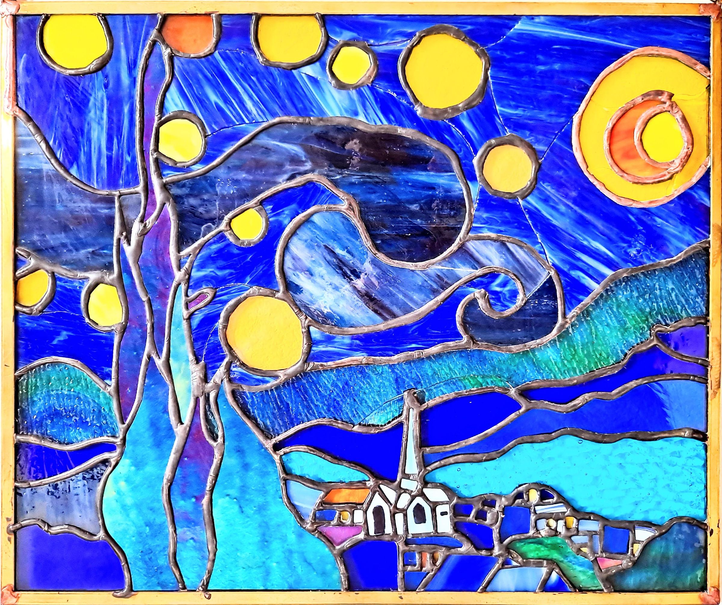 Starry Night Stained Glass : 9 Steps (with Pictures) - Instructables