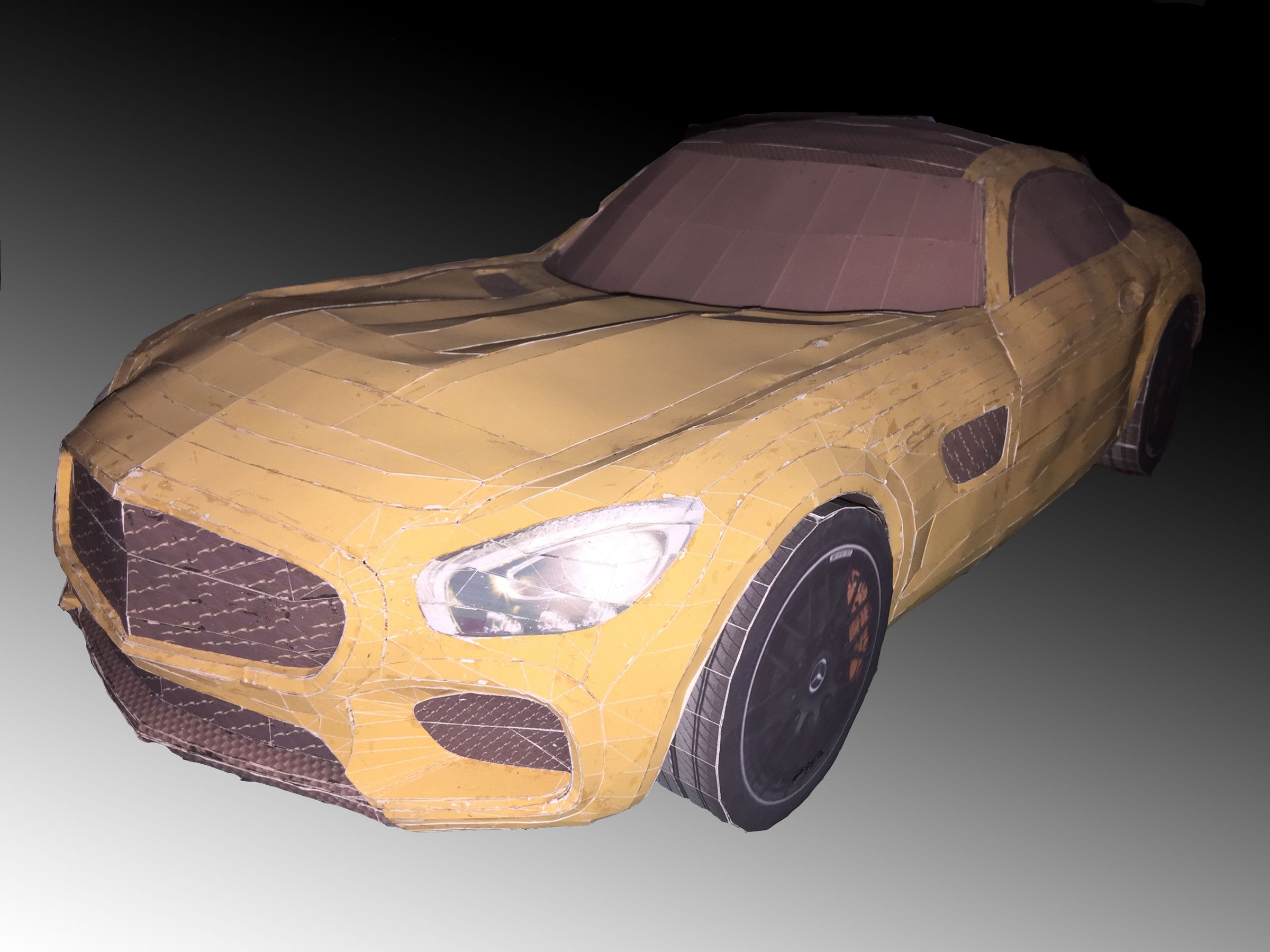 AMG GT PAPERCRAFT : 5 Steps - Instructables