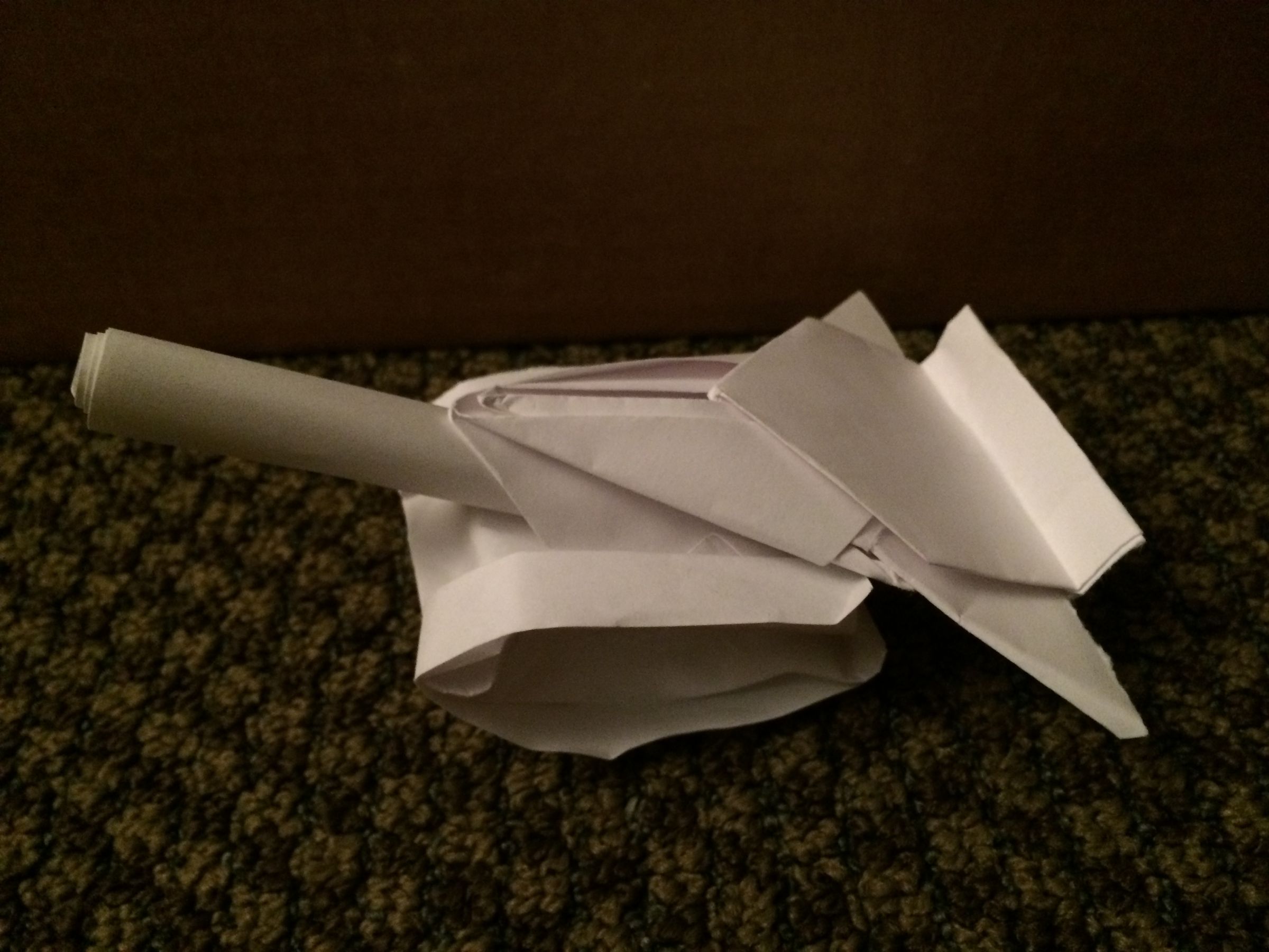 How to Make a Origami Paper Tank : 7 Steps - Instructables