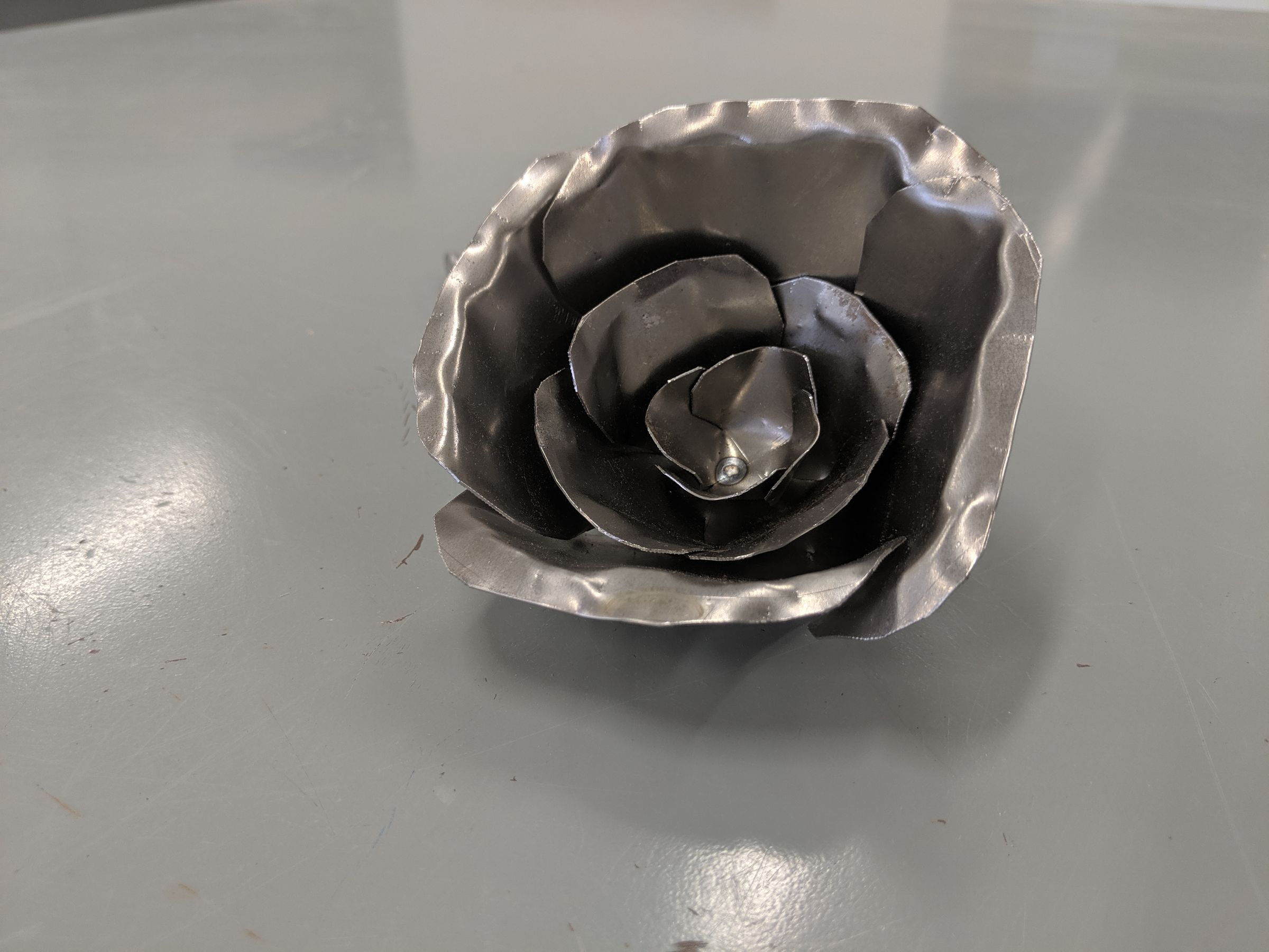 Easy Sheet Metal Flower : 6 Steps (with Pictures) - Instructables