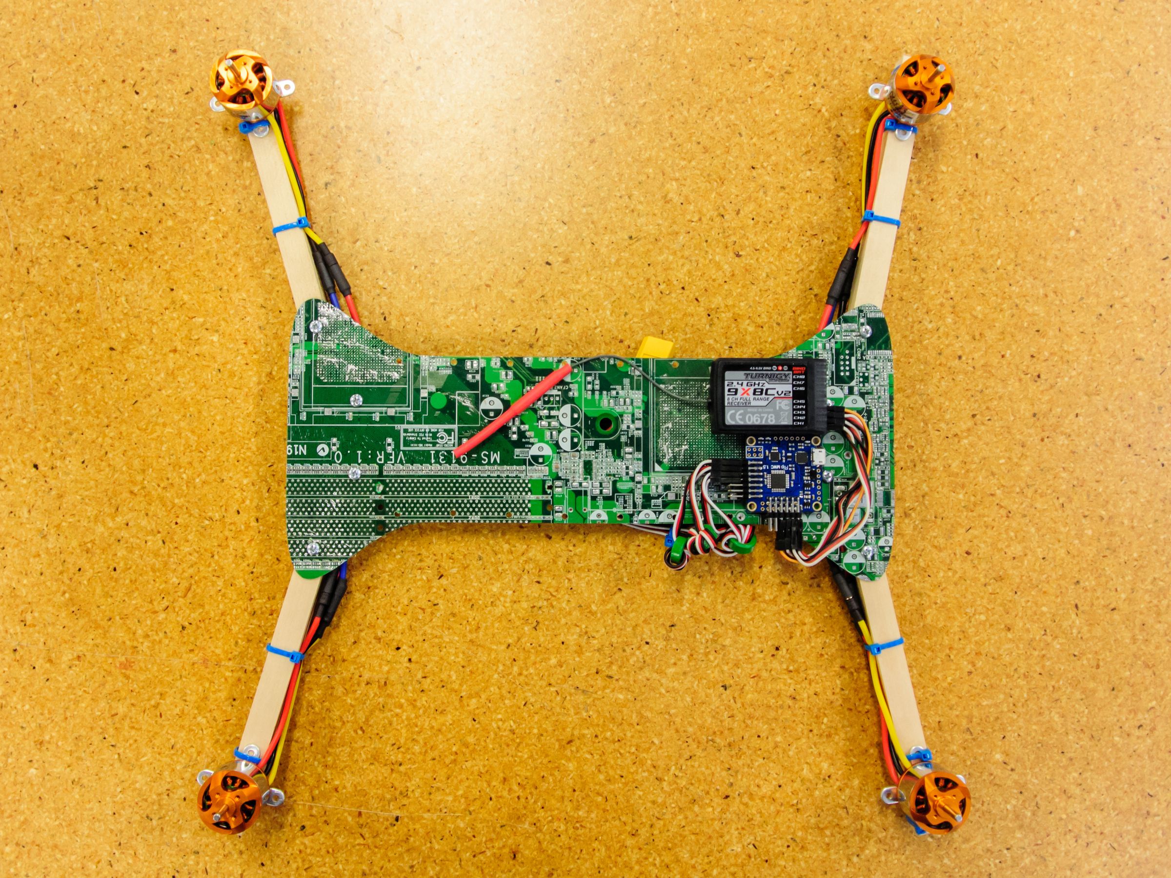 Recycled Motherboard RC Quadcopter : 6 Steps (with Pictures) - Instructables