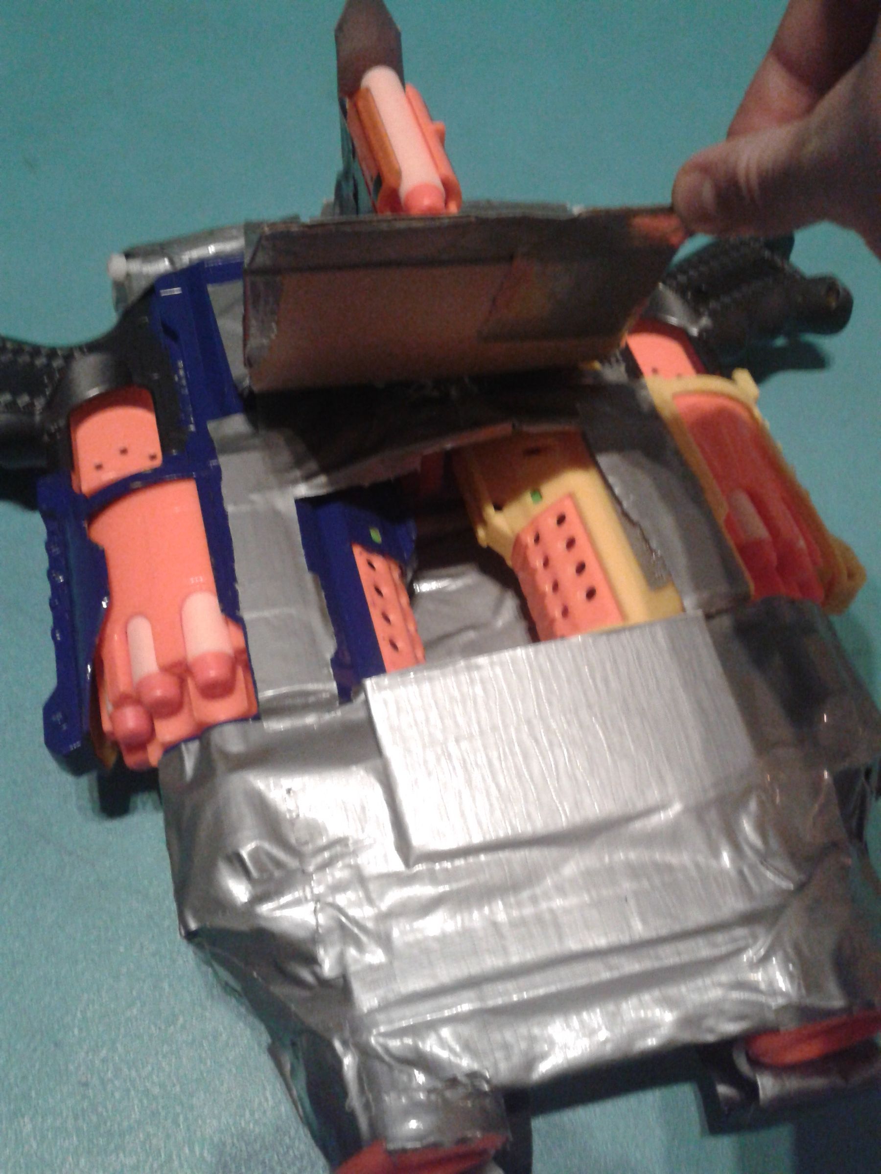 Nerf Heavy Machine Gun(Barricade Modification) : 4 Steps - Instructables