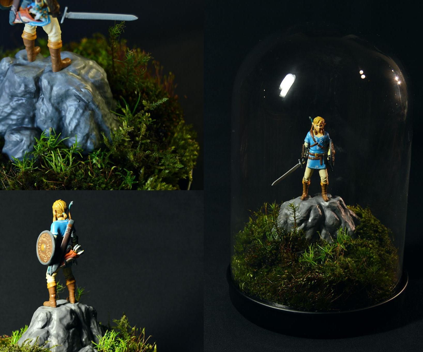 The Legend of Zelda - Moss Terrarium Using IKEA Glass Dome : 16 Steps ...