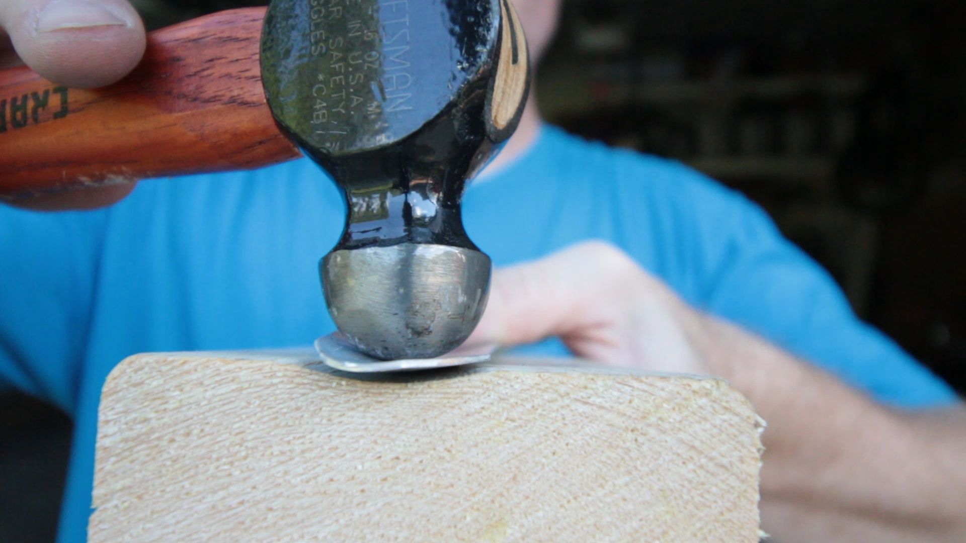 SHAPING SHEET METAL WITH a BALL PEEN HAMMER AND WOOD : 10 Steps (with ...